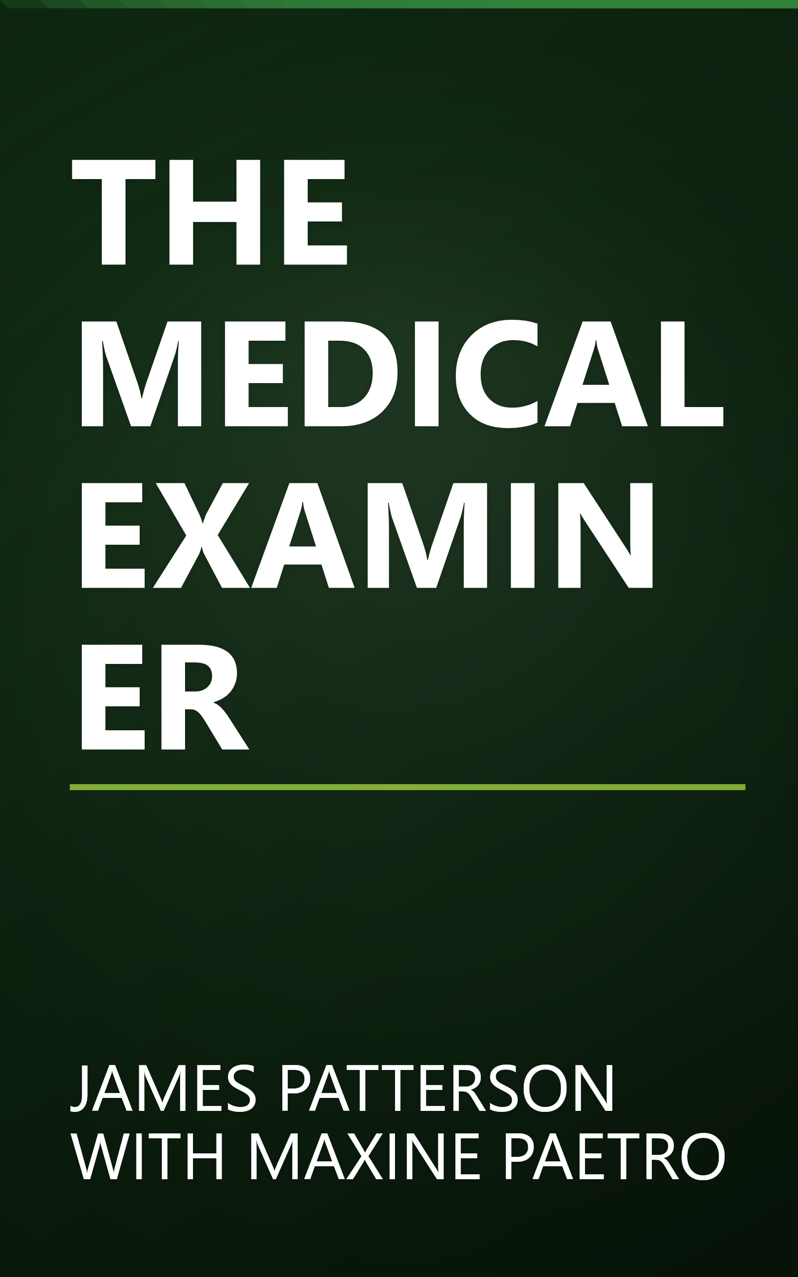 THE MEDICAL EXAMINER book cover