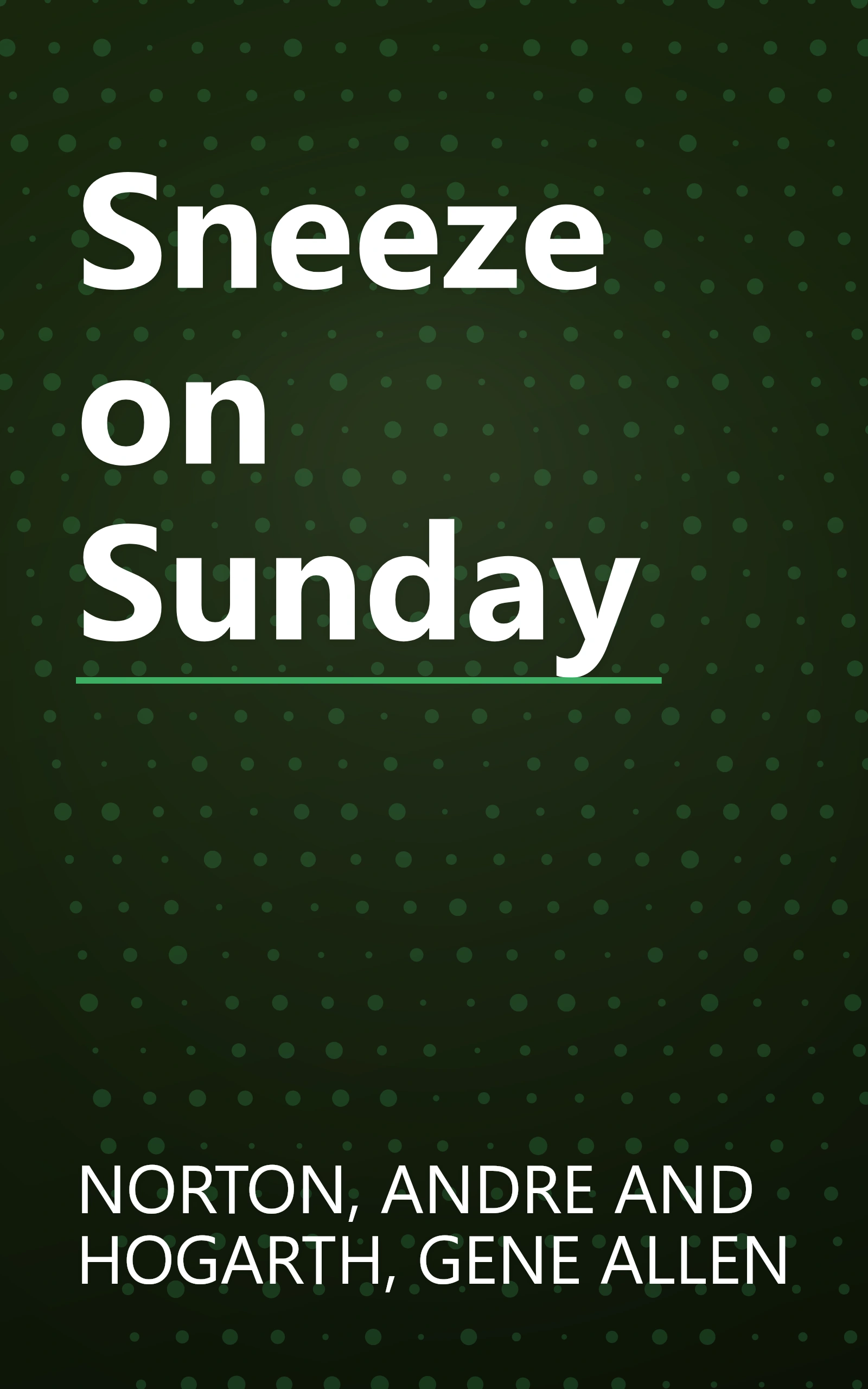 Sneeze on Sunday book cover