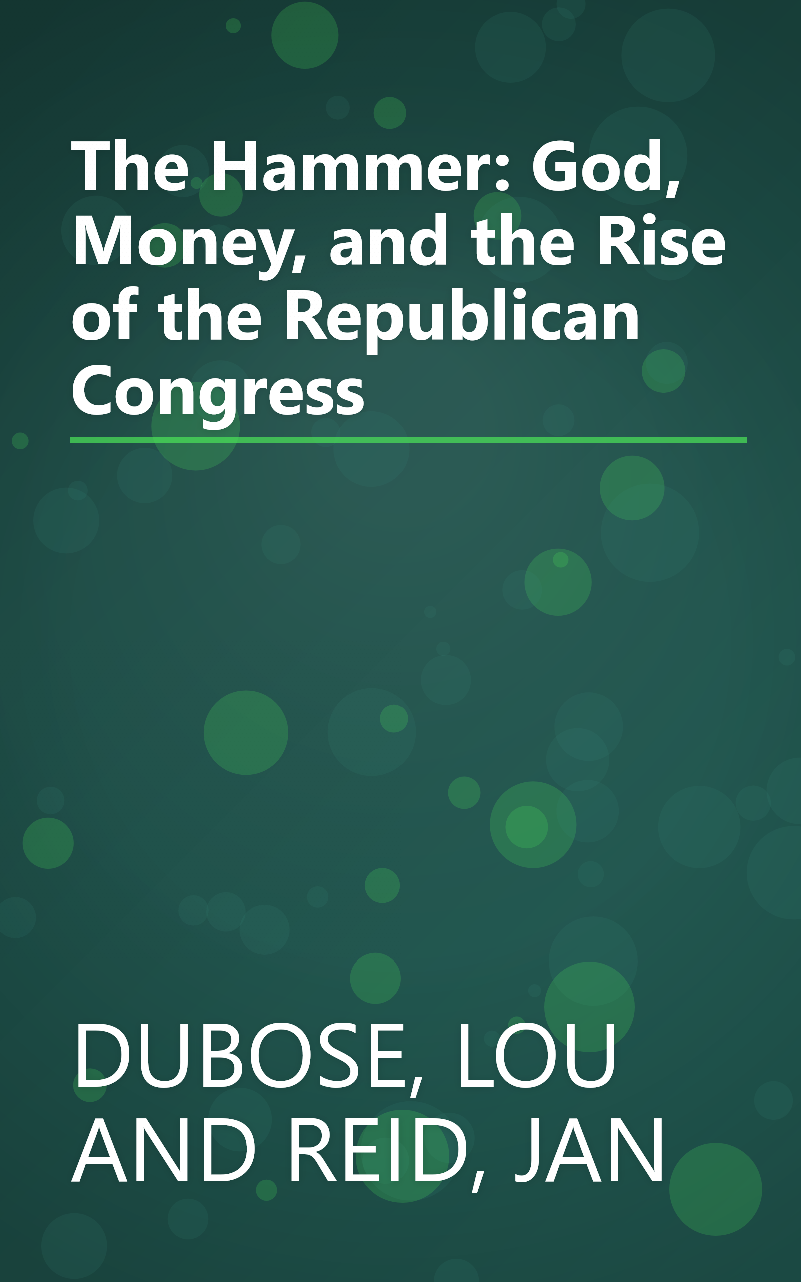 The Hammer: God, Money, and the Rise of the Republican Congress book cover