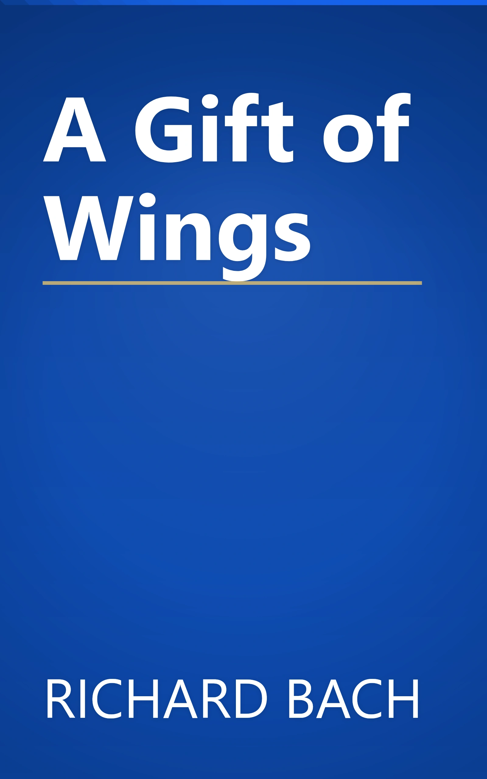 A Gift of Wings book cover