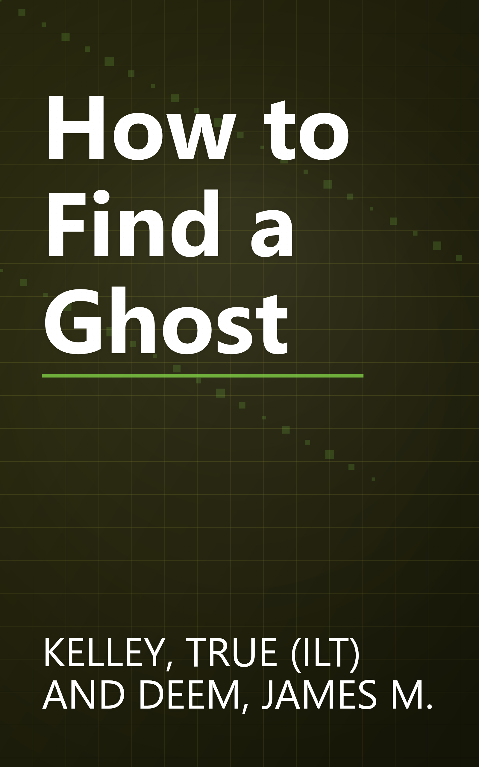 How to Find a Ghost book cover