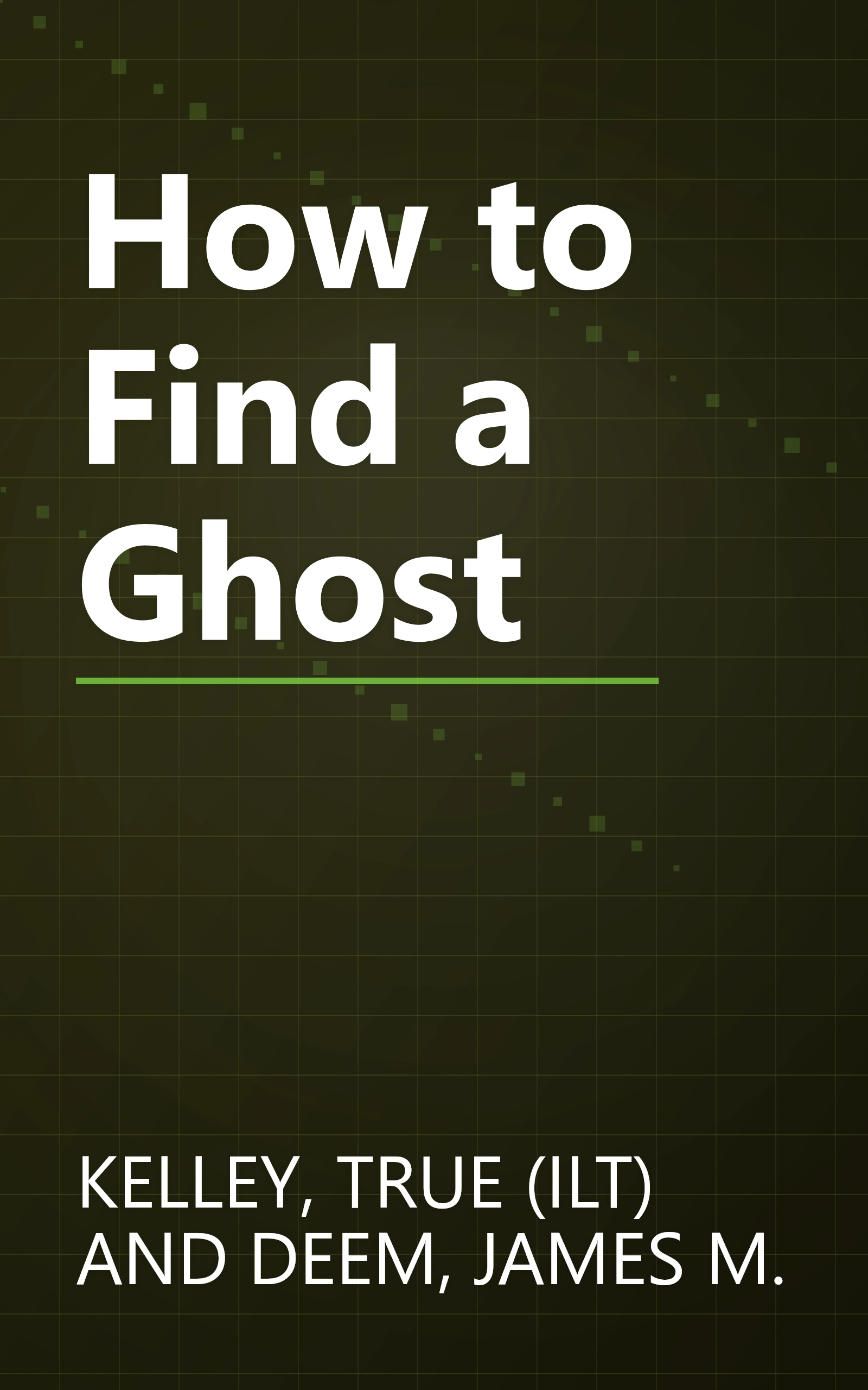 How to Find a Ghost book cover