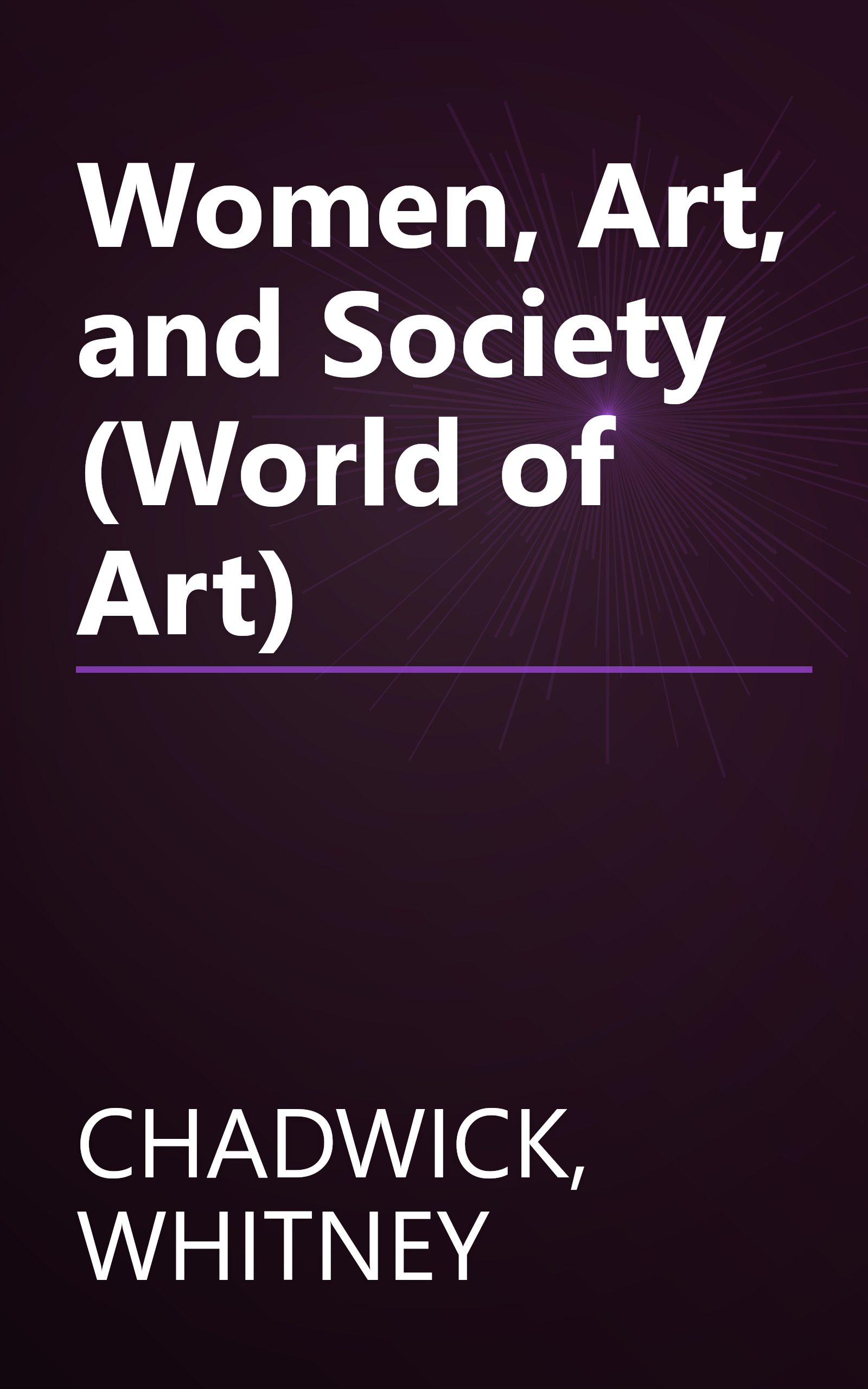 Women, Art, and Society (World of Art) book cover