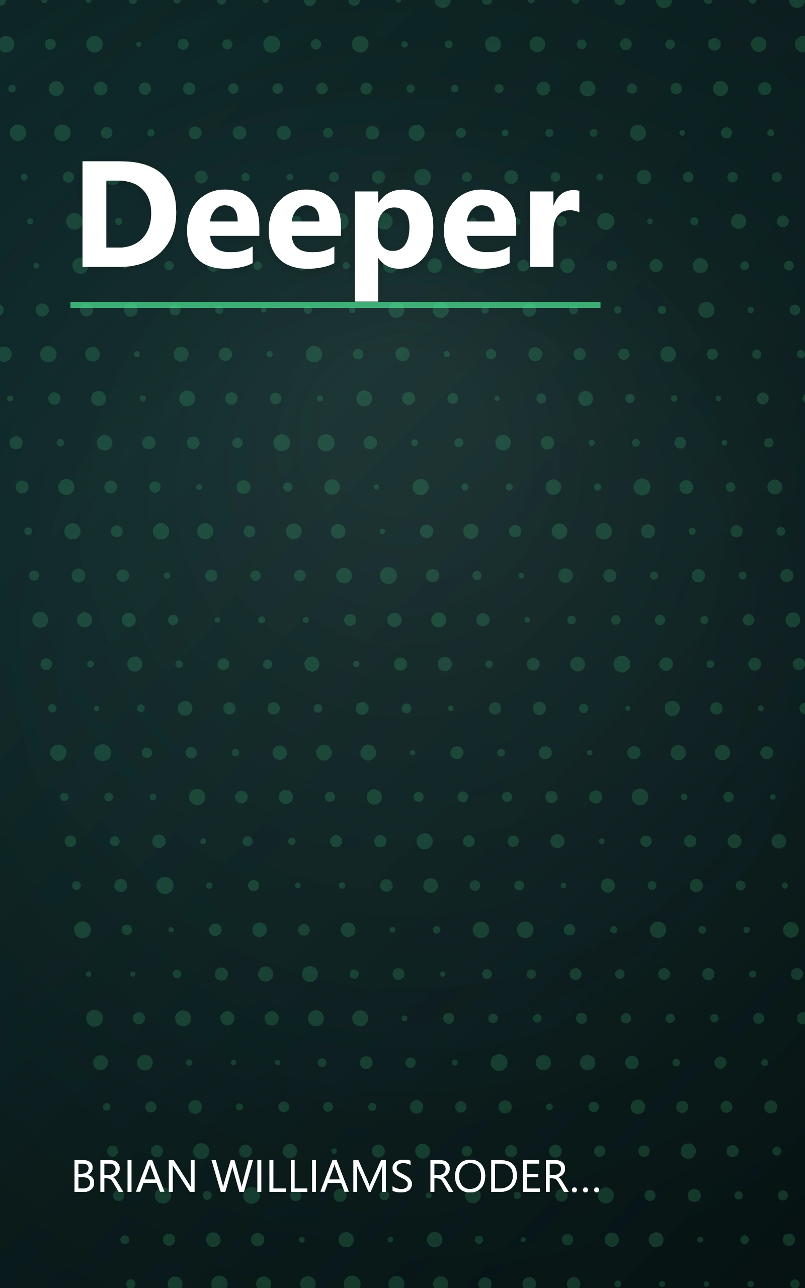 Deeper book cover