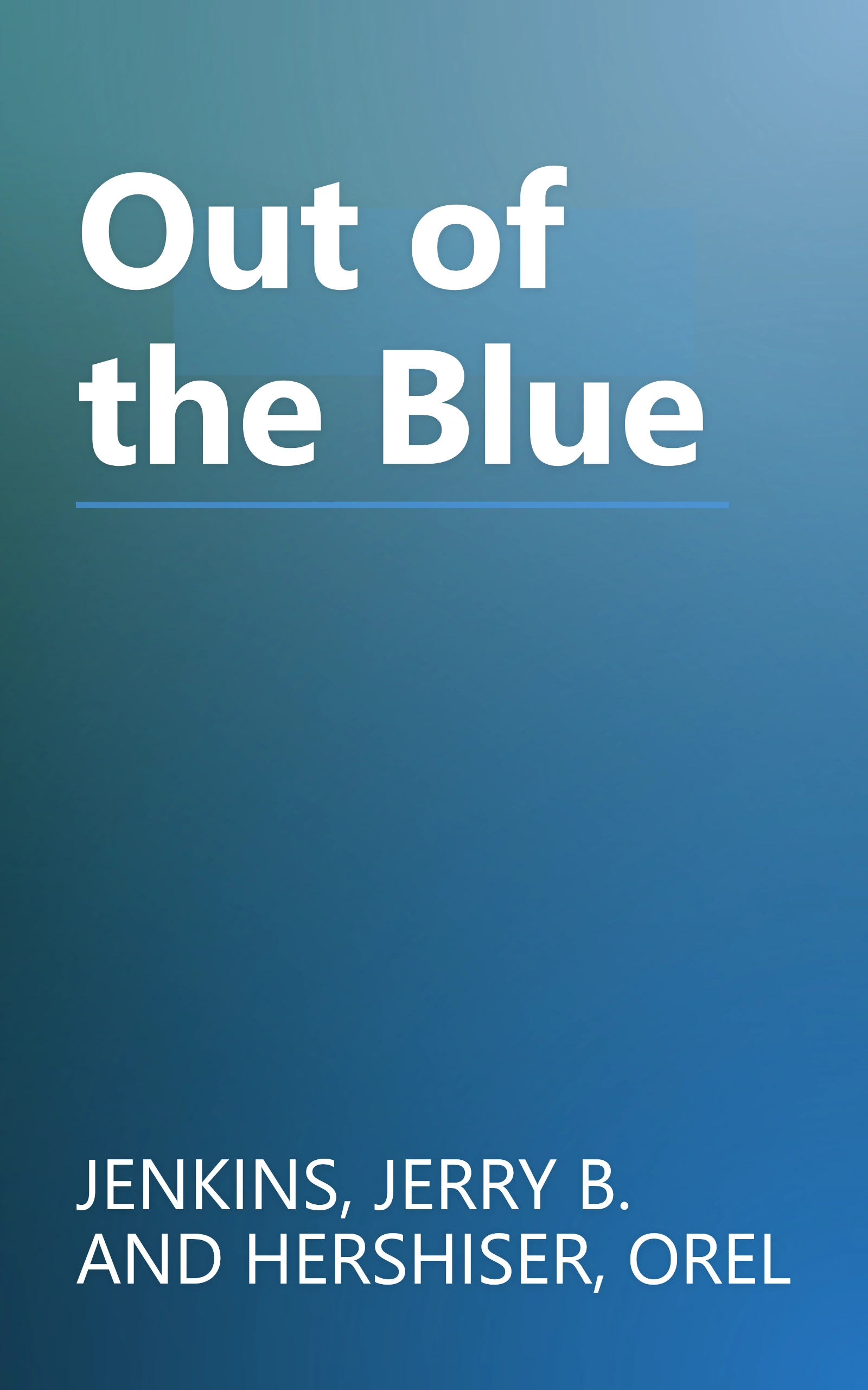 Out of the Blue book cover