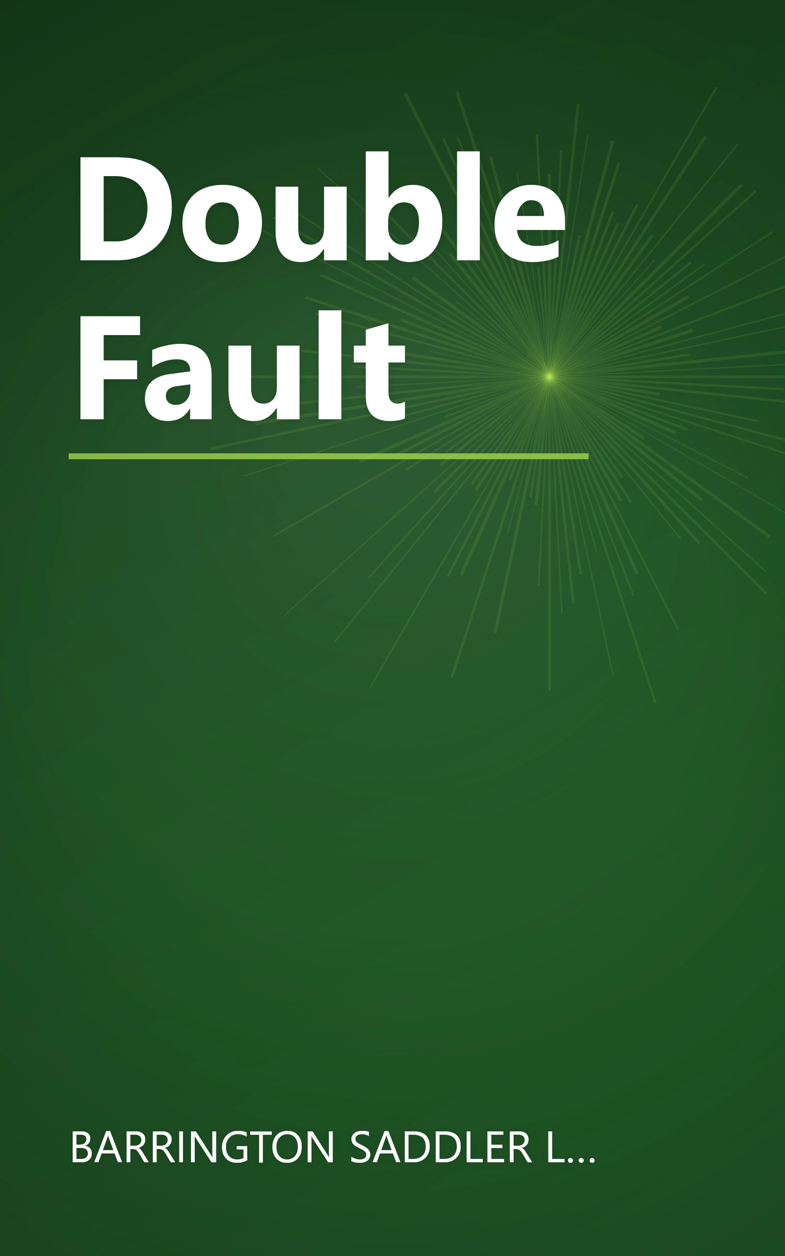 Double Fault book cover