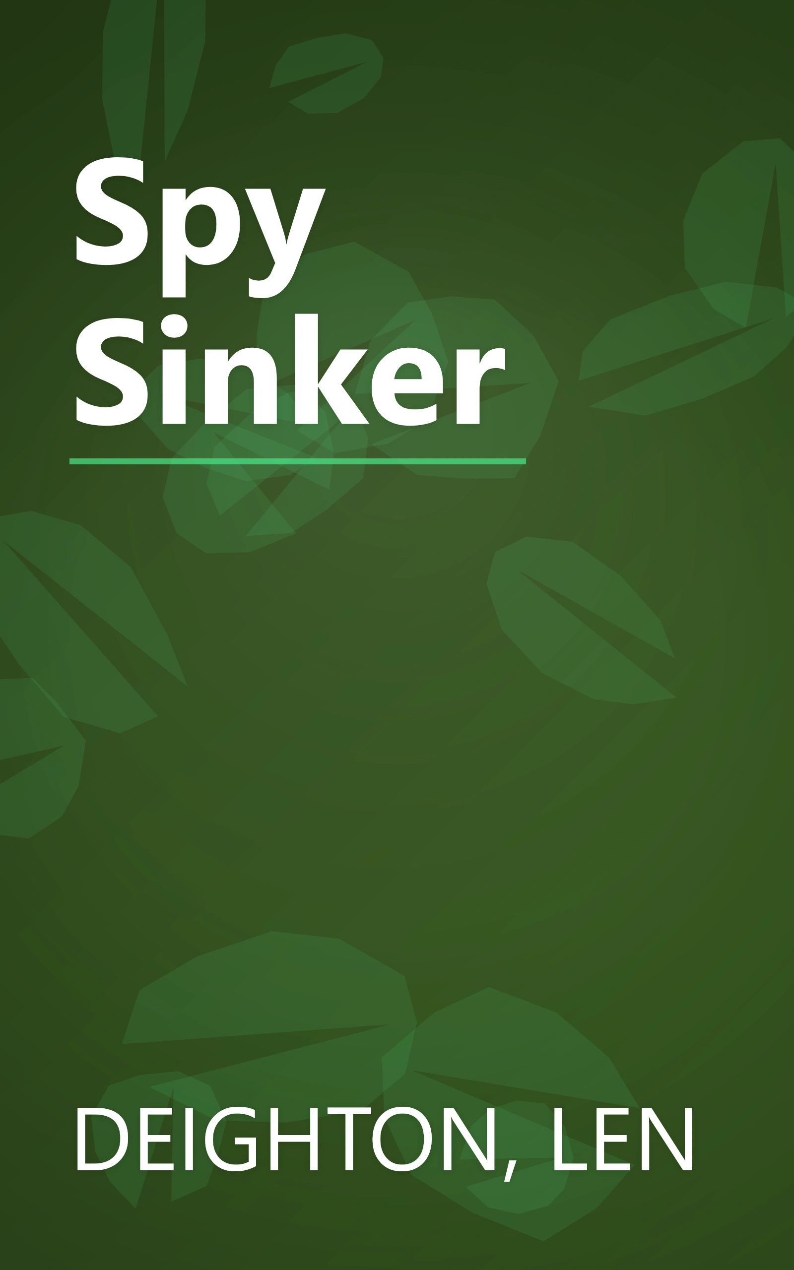 Spy Sinker book cover