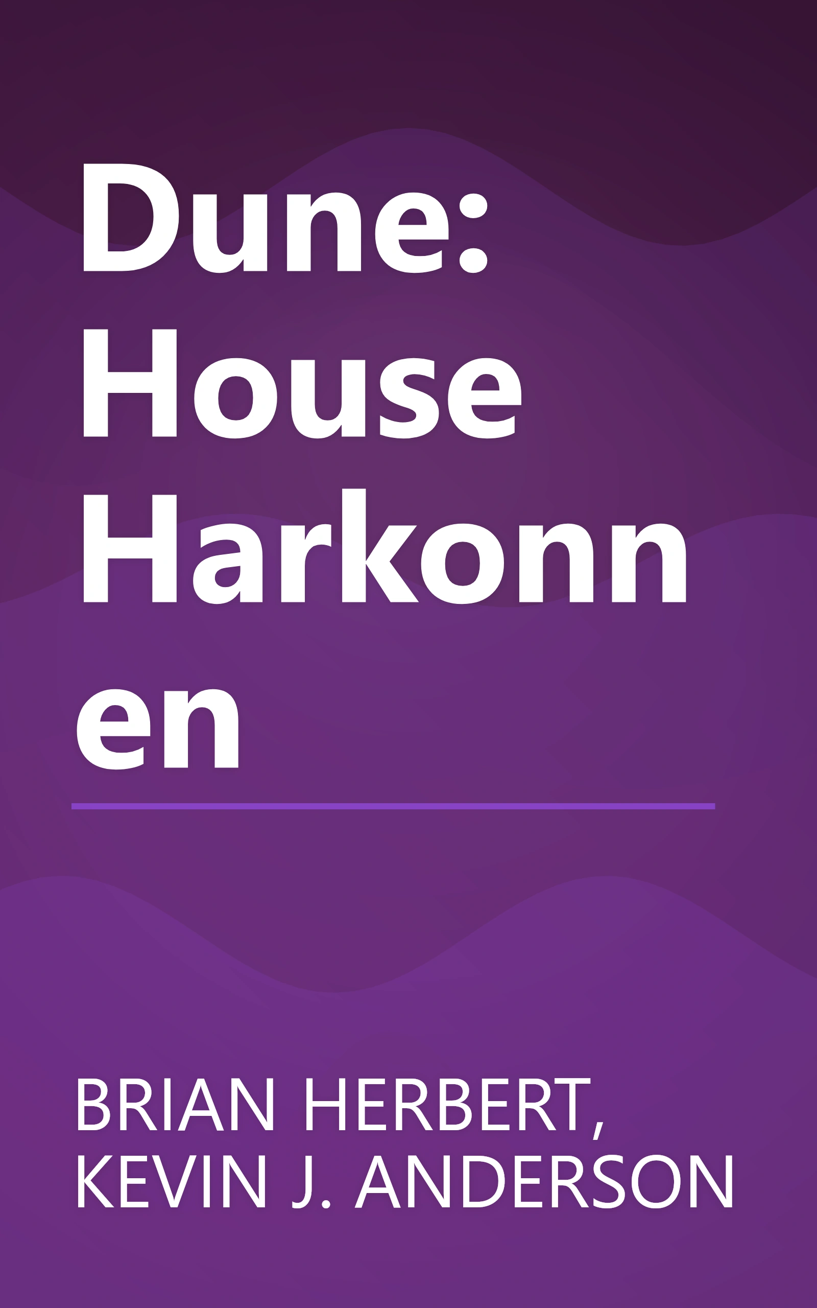 Dune: House Harkonnen book cover