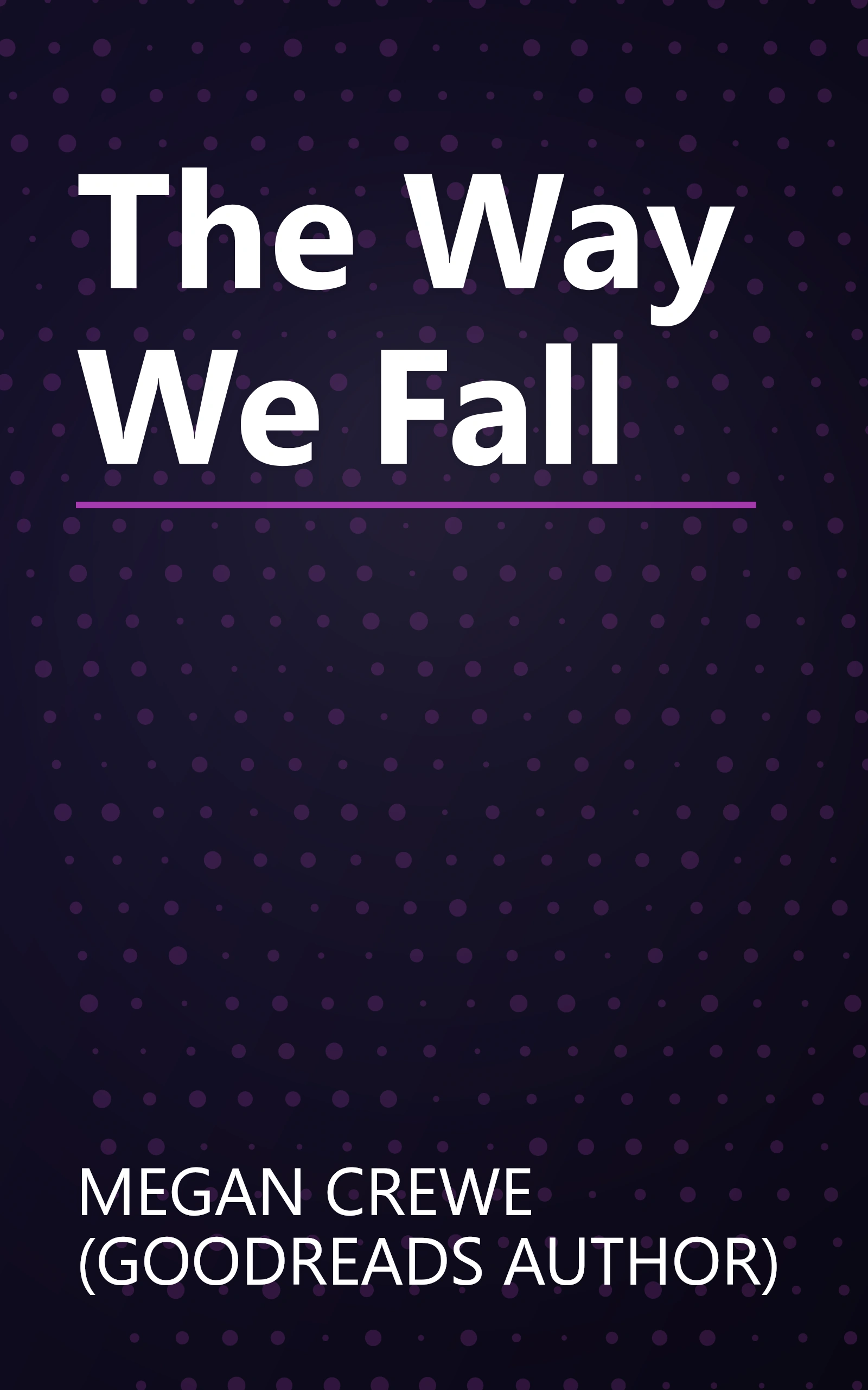The Way We Fall book cover