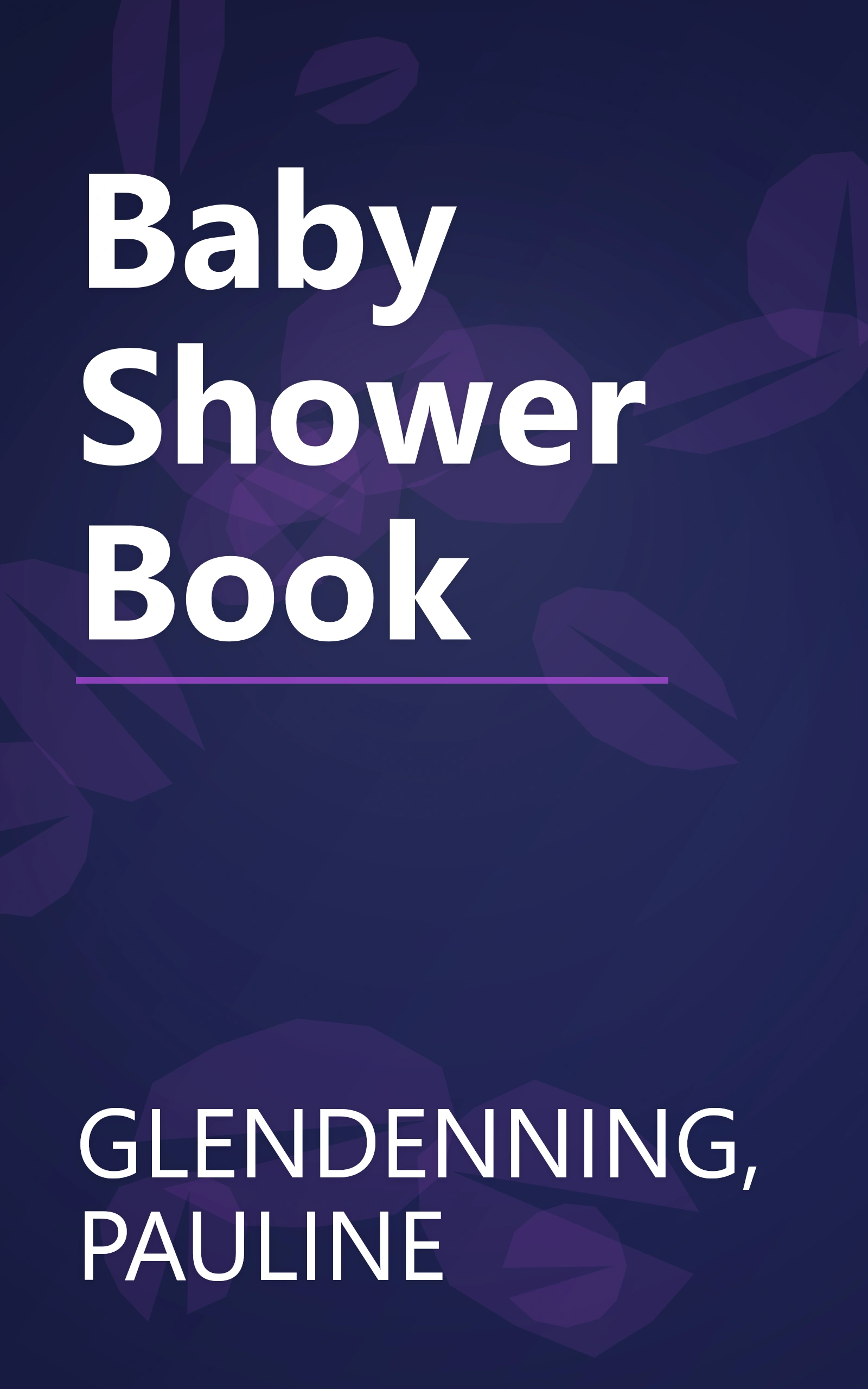 Baby Shower Book book cover