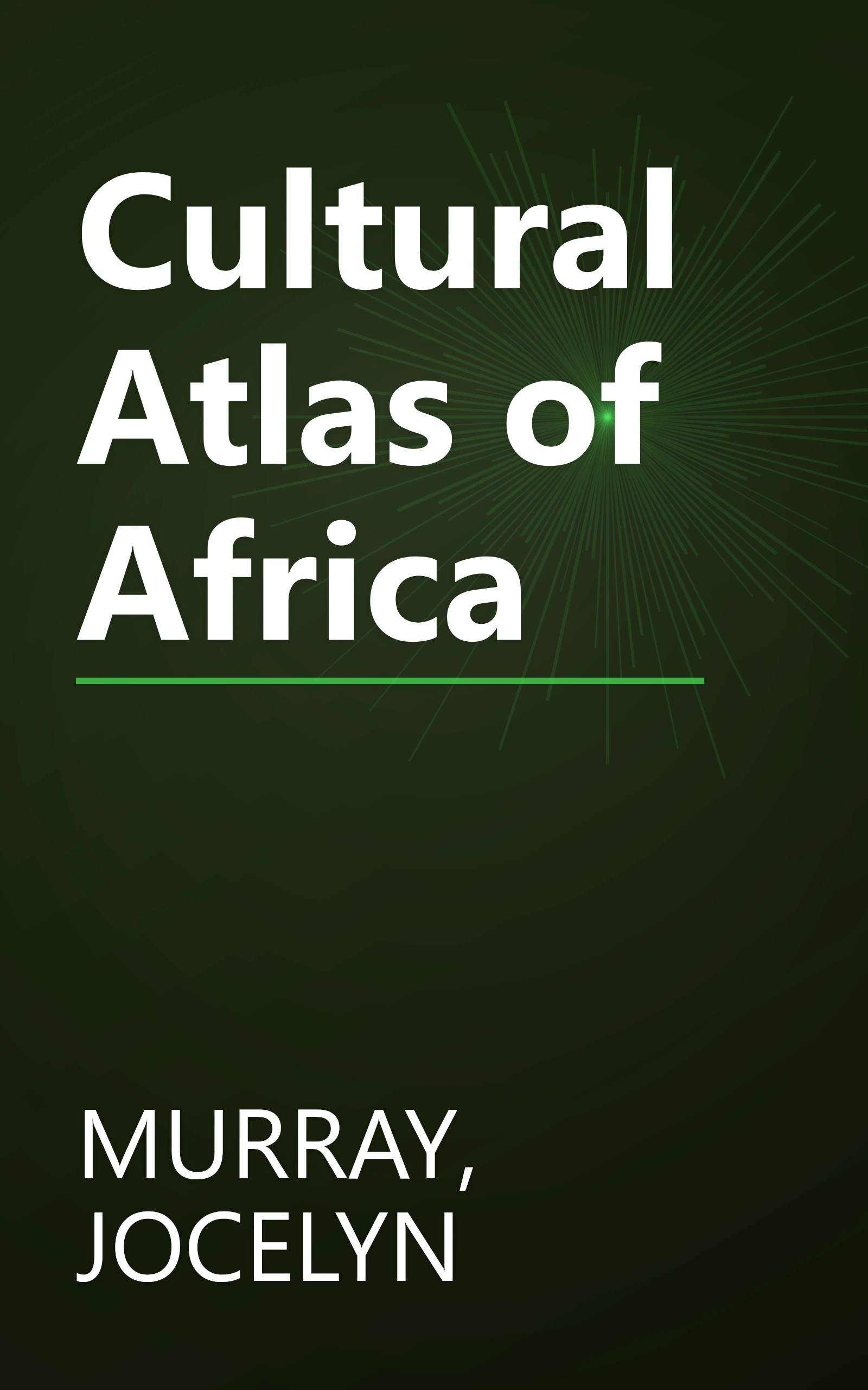 Cultural Atlas of Africa book cover