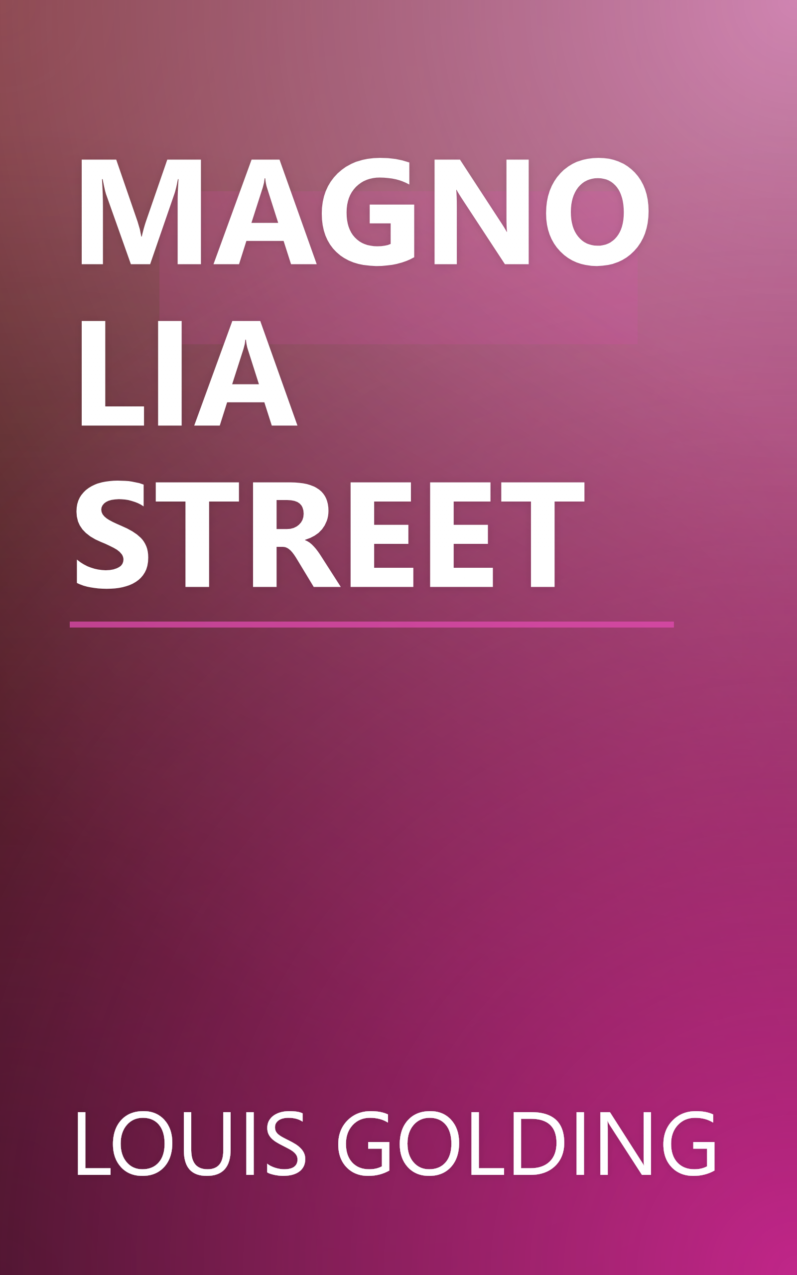 MAGNOLIA STREET book cover