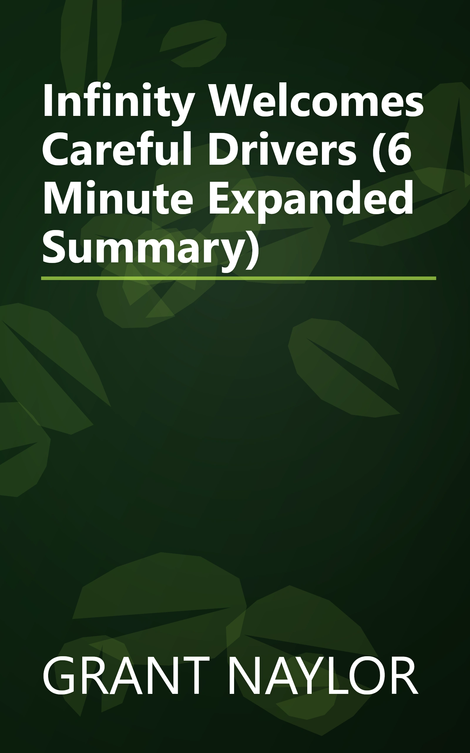 Infinity Welcomes Careful Drivers (6 Minute   Expanded Summary) book cover