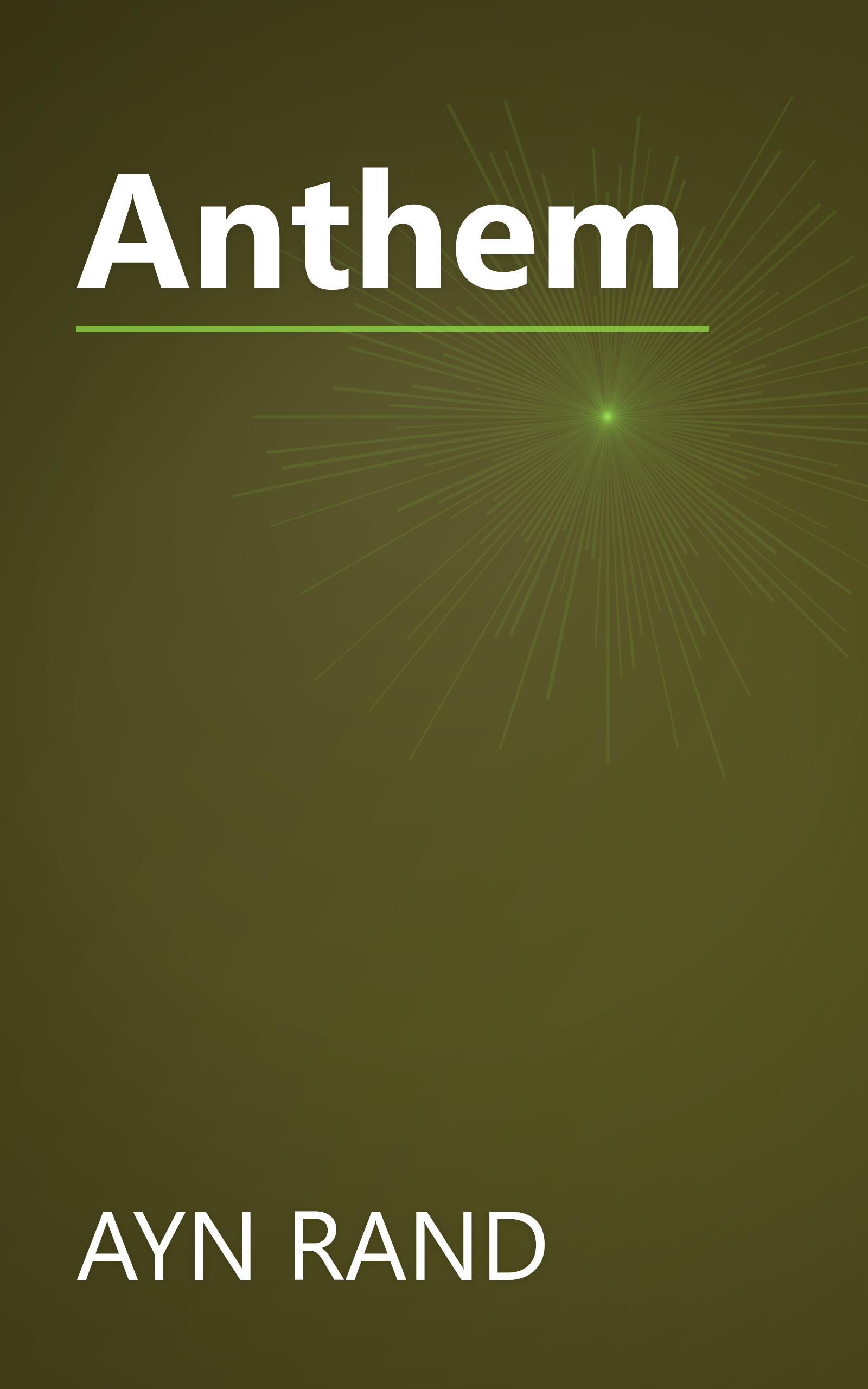 Anthem book cover