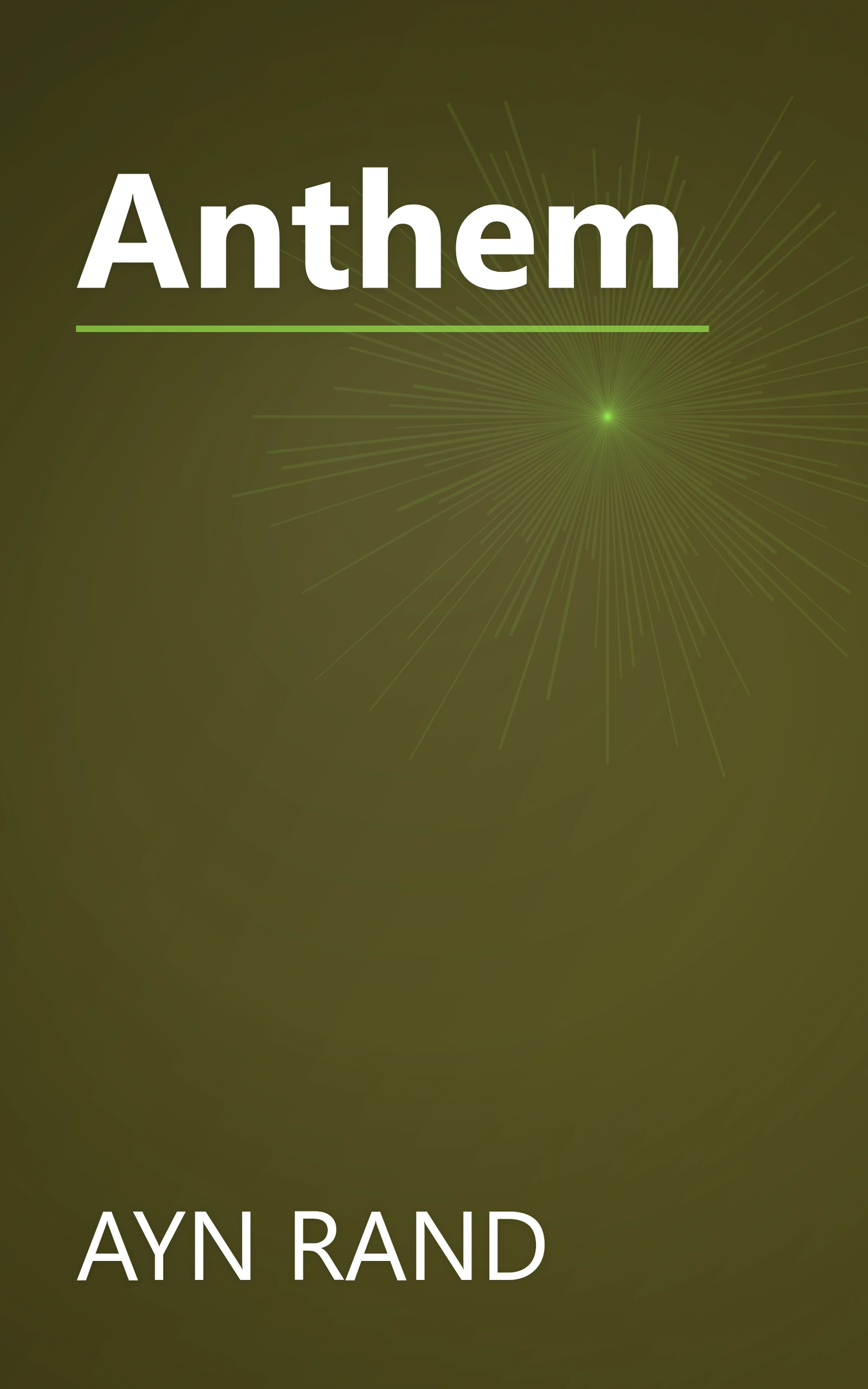 Anthem book cover