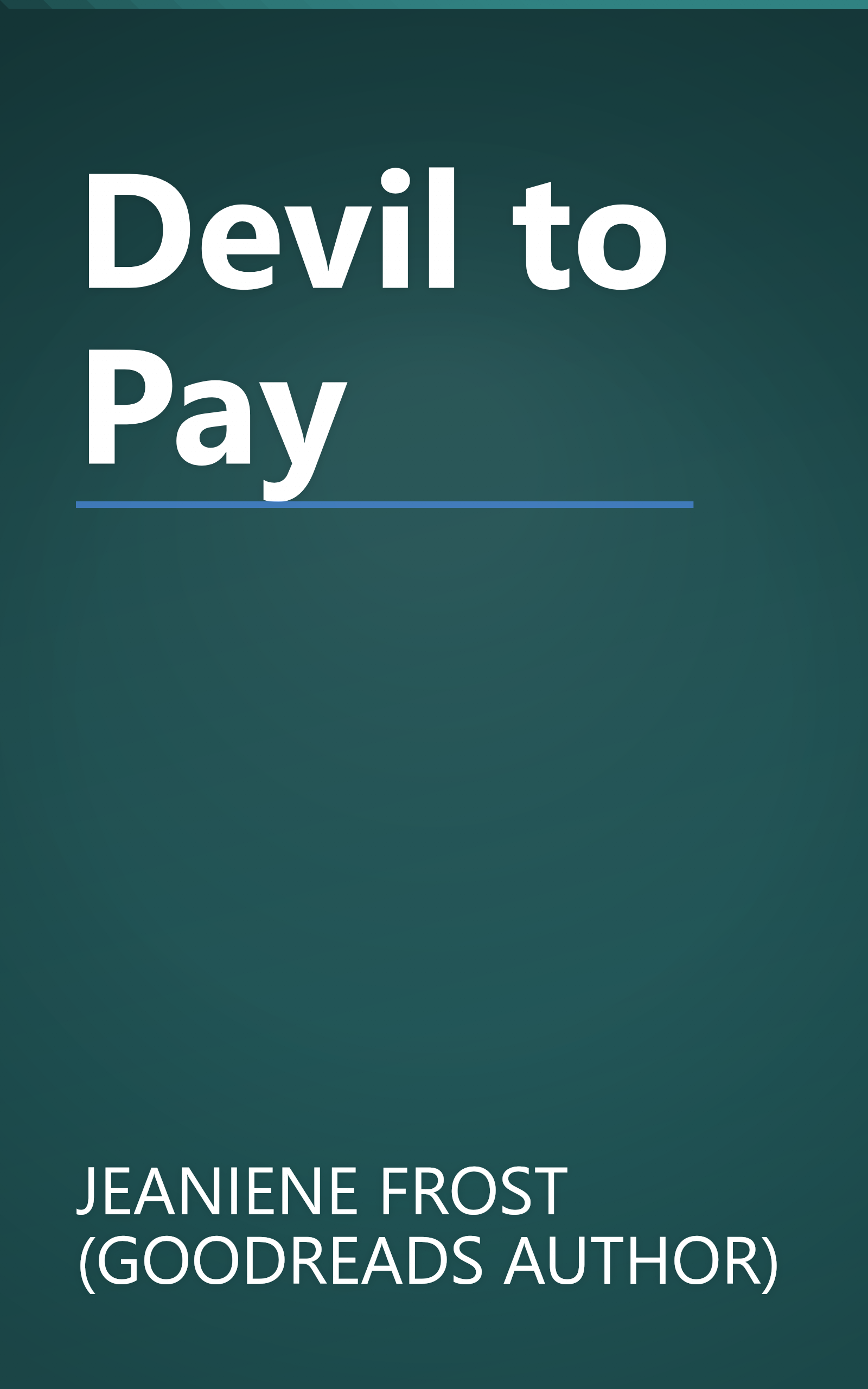 Devil to Pay book cover