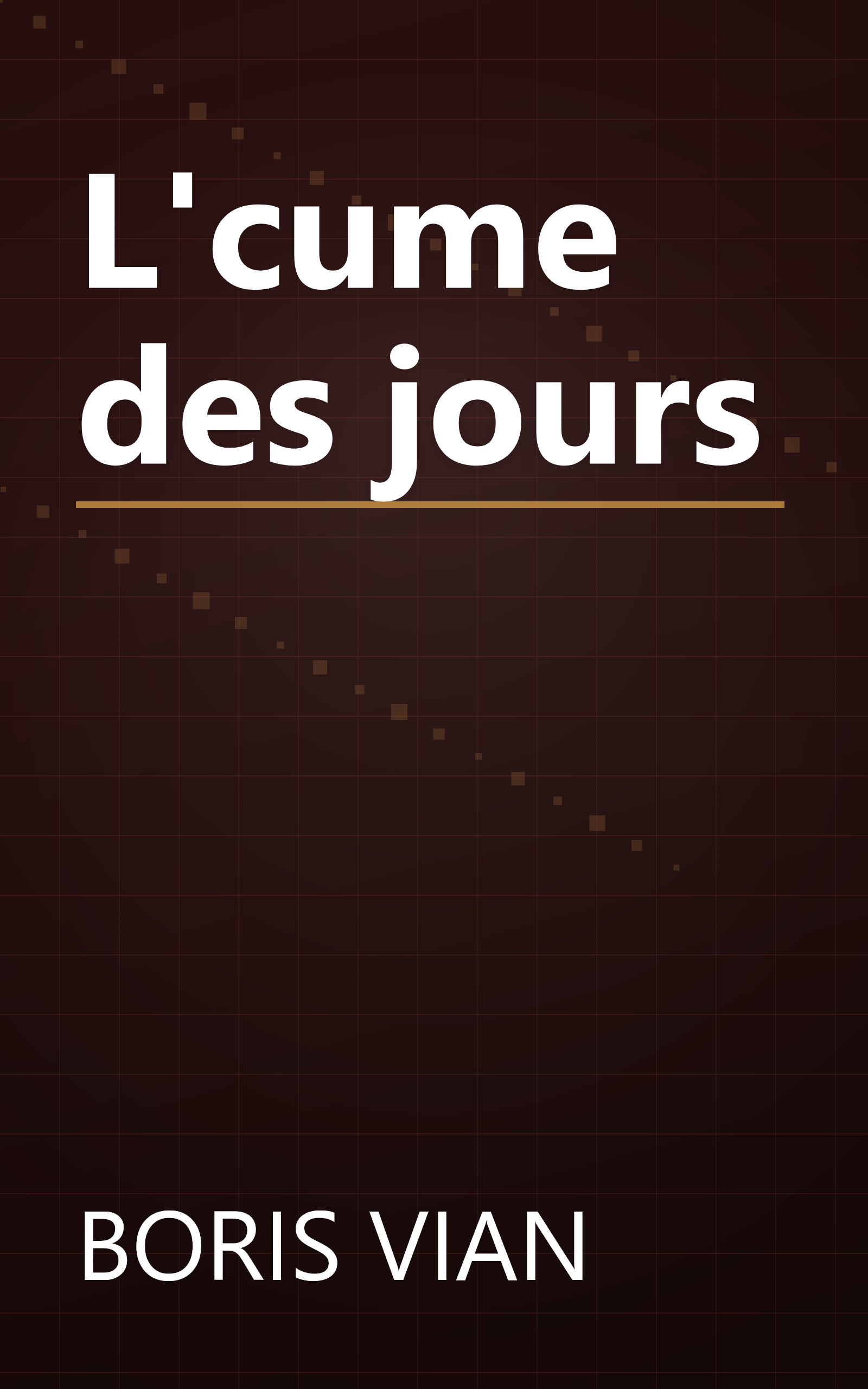 L'cume des jours book cover