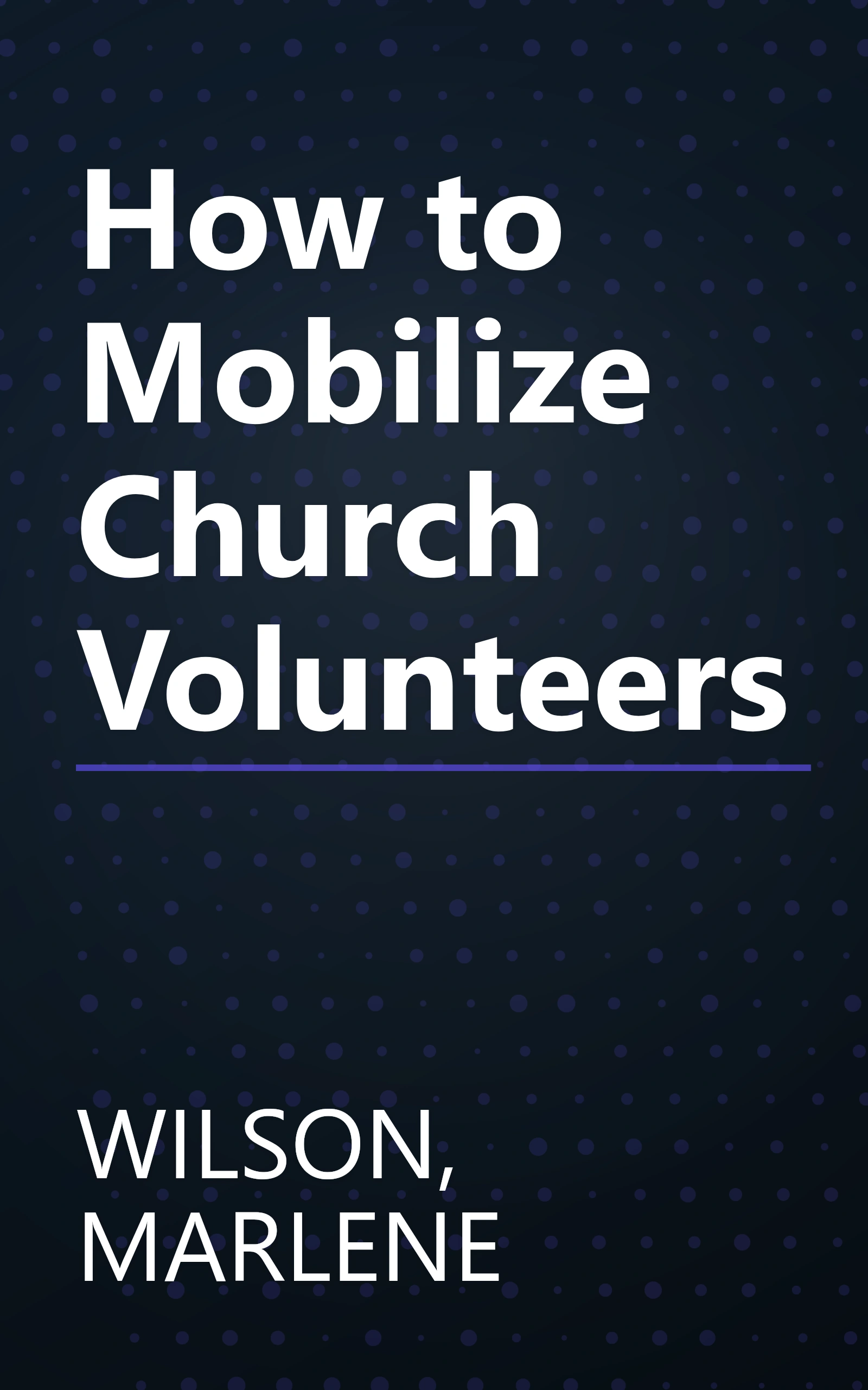 How to Mobilize Church Volunteers book cover