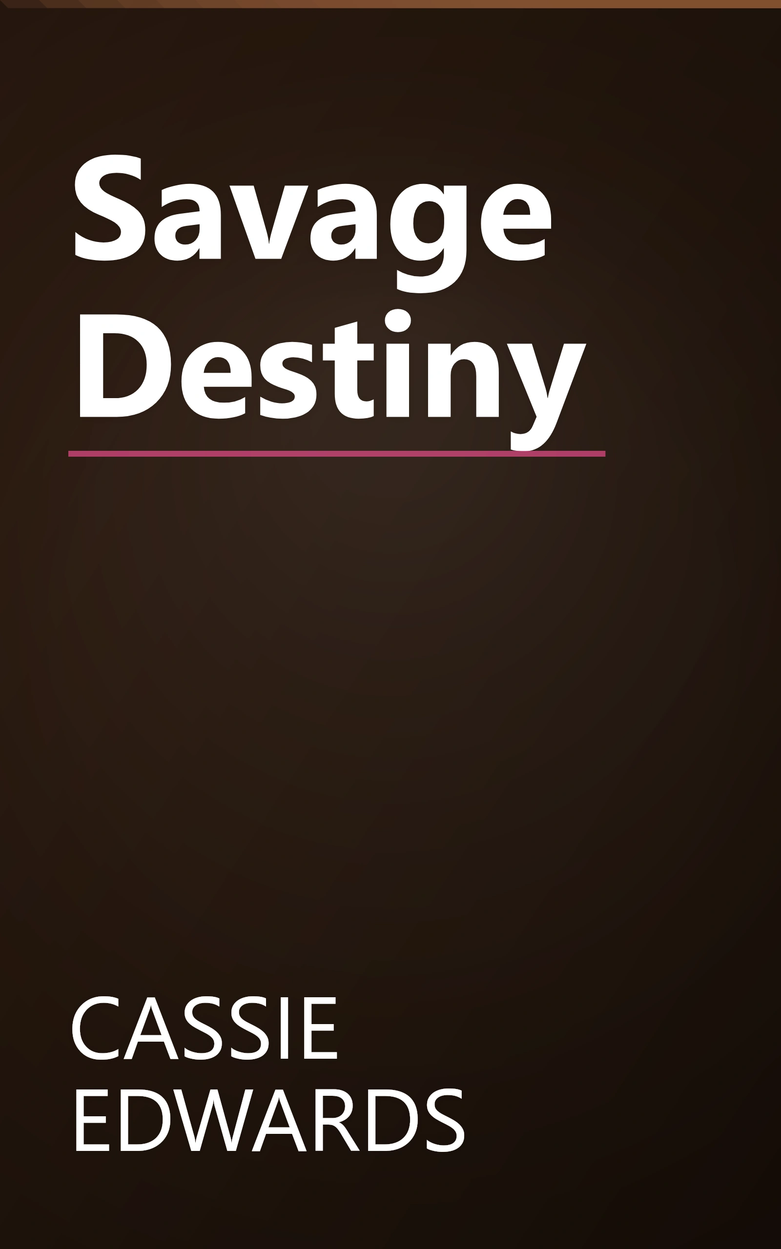 Savage Destiny book cover
