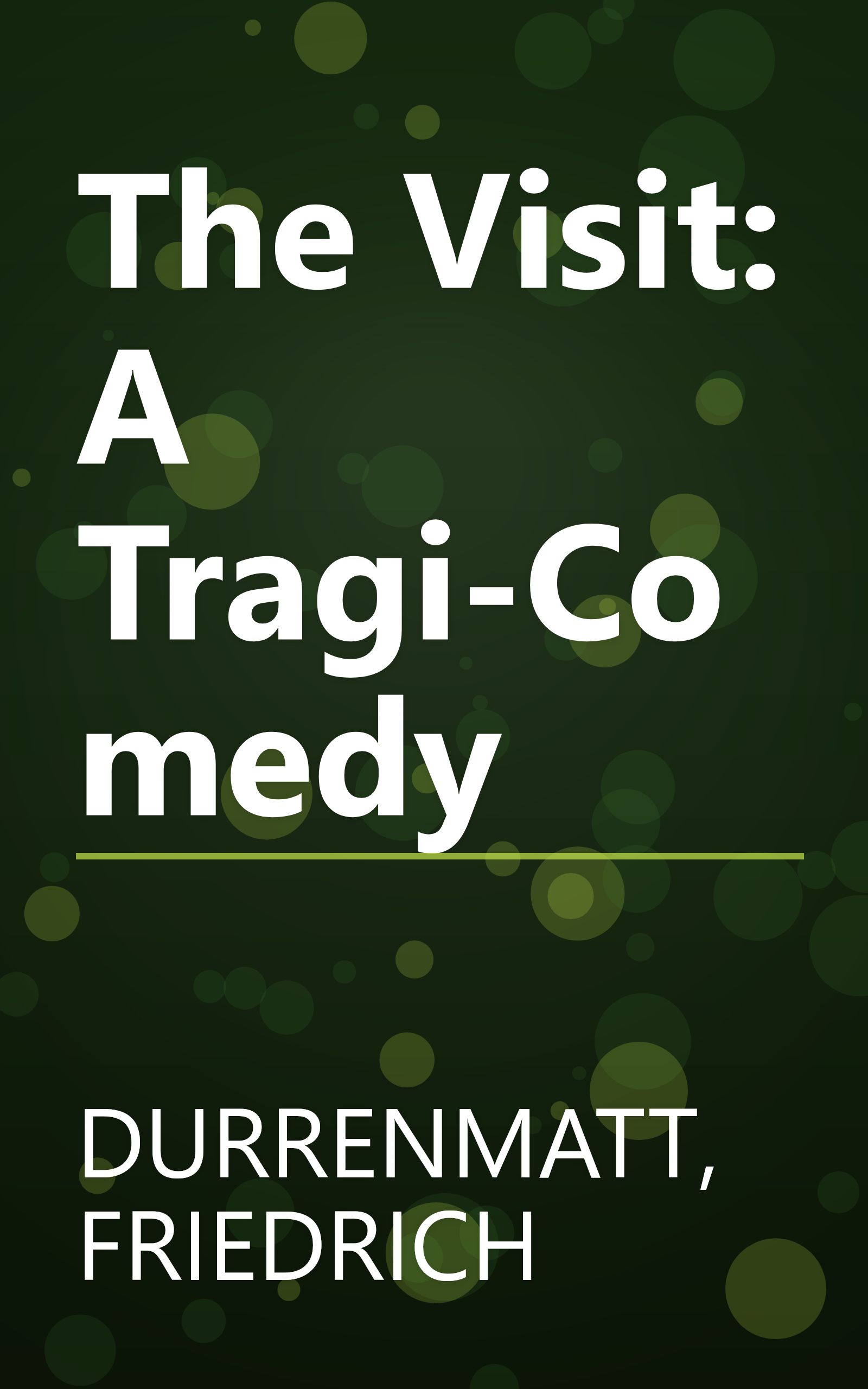 The Visit: A Tragi-Comedy book cover