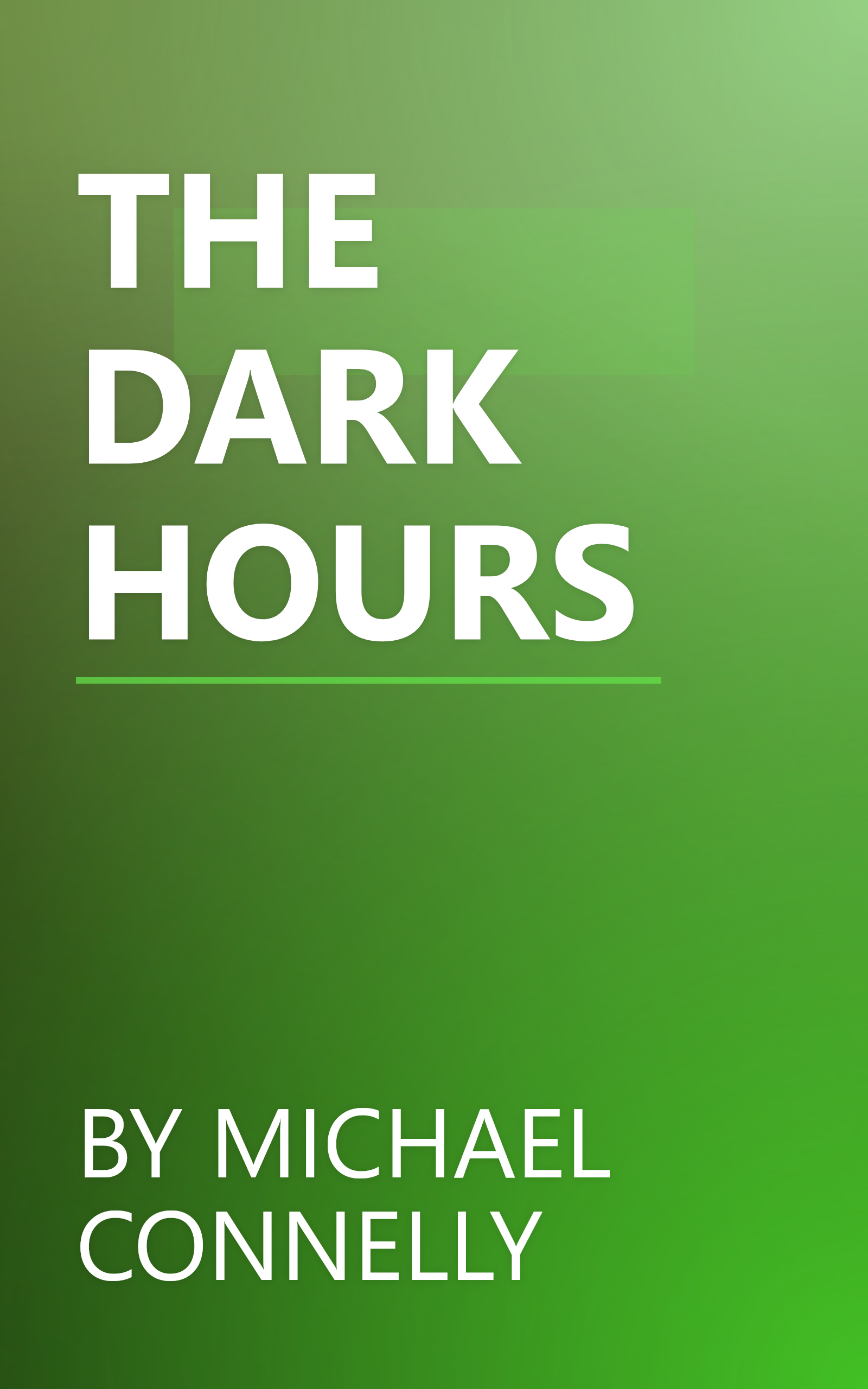 THE DARK HOURS book cover