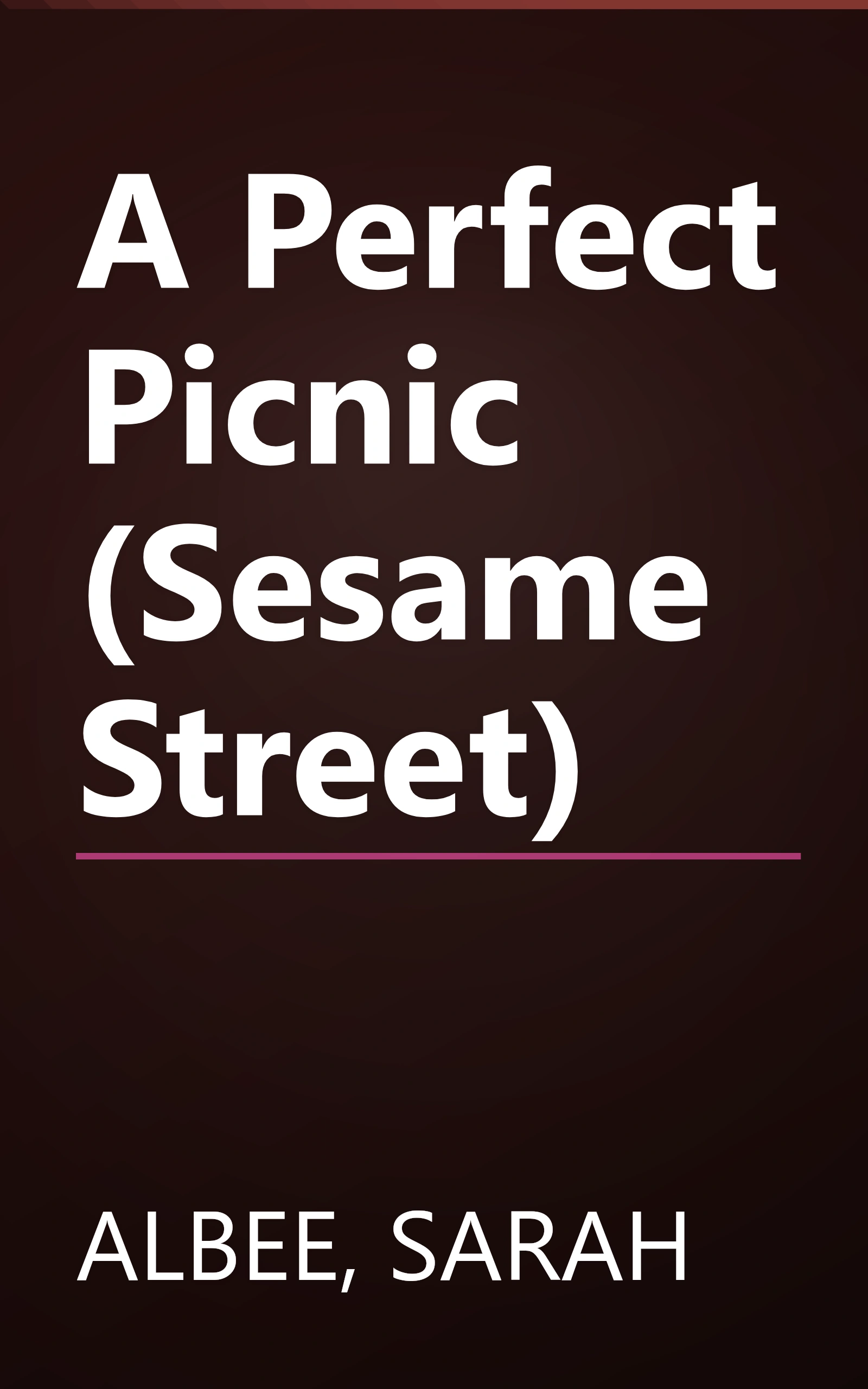 A Perfect Picnic (Sesame Street) book cover