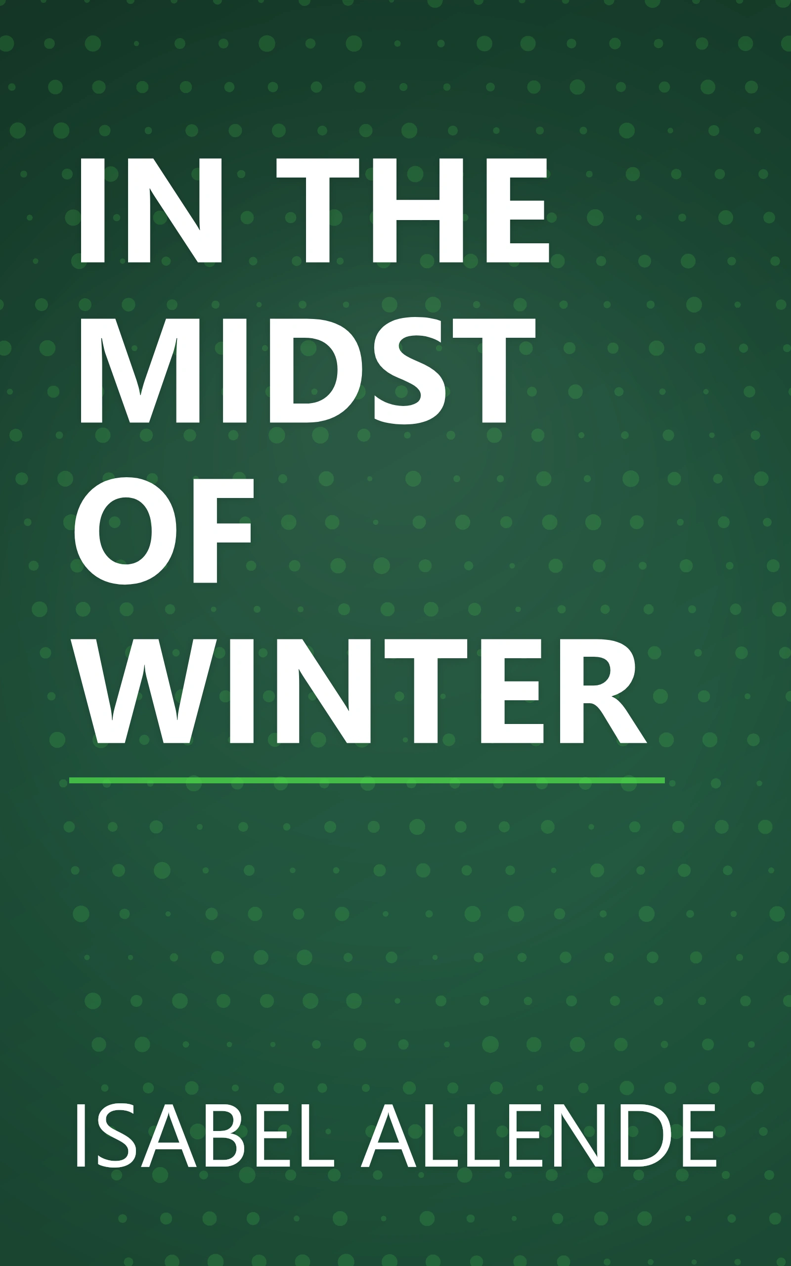 IN THE MIDST OF WINTER book cover
