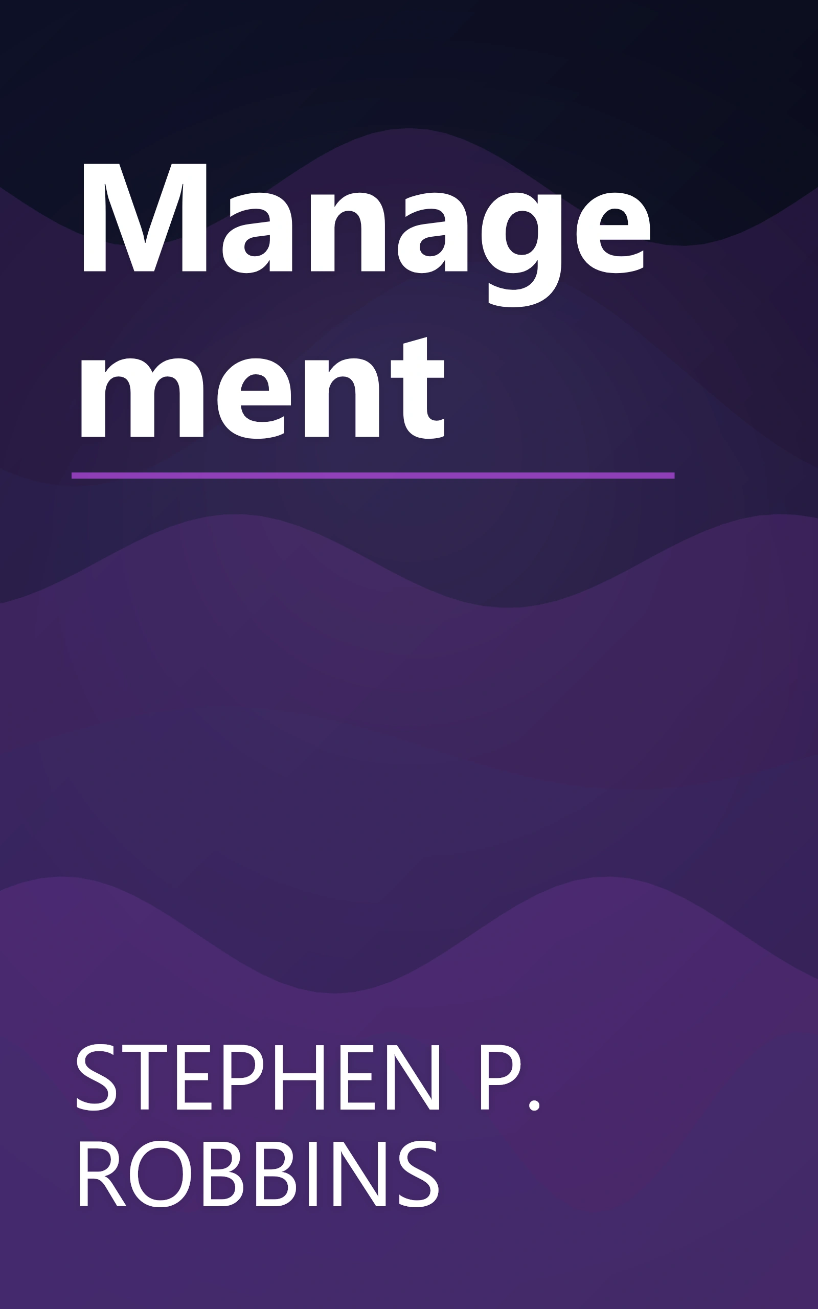 Management book cover