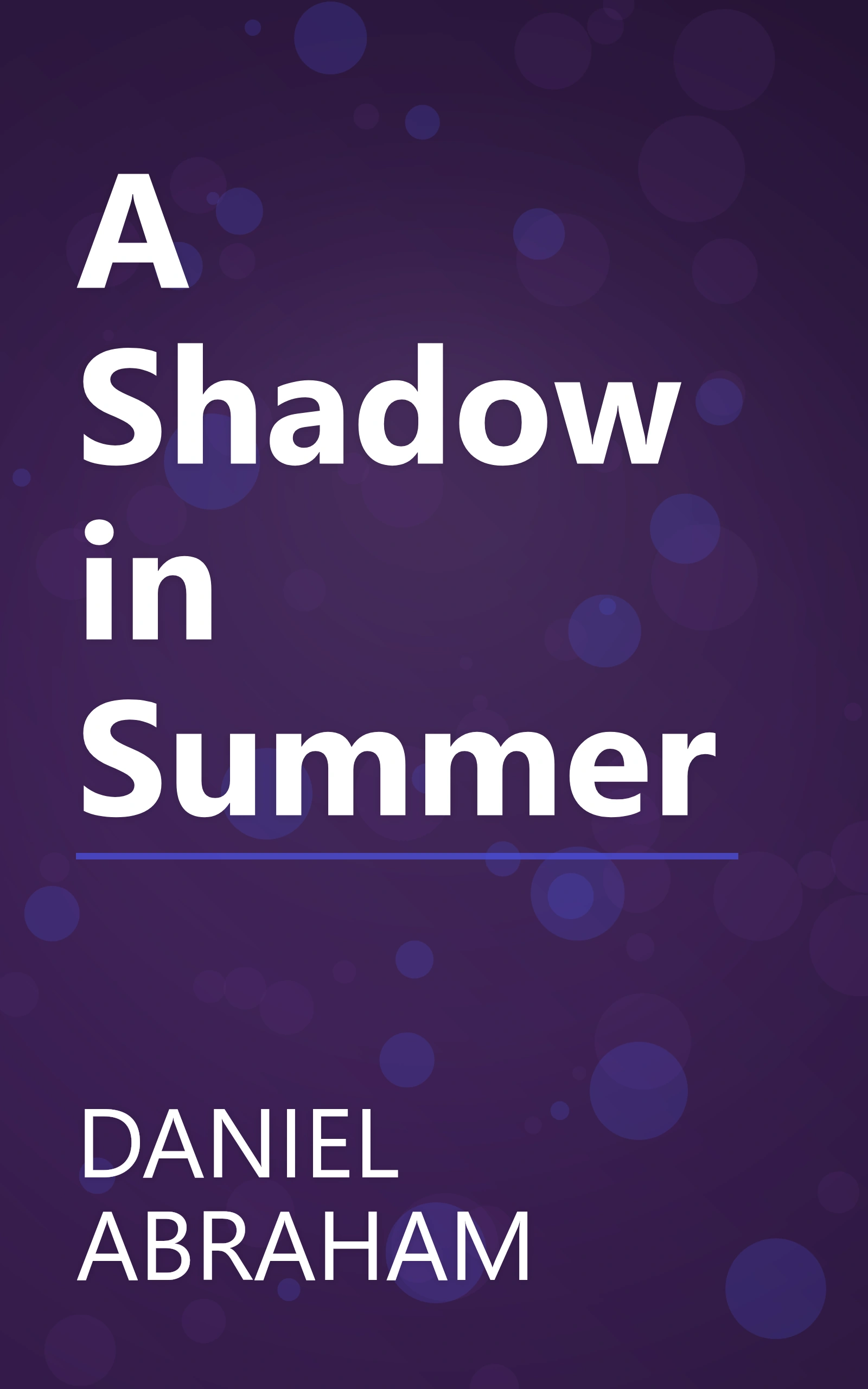 A Shadow in Summer book cover