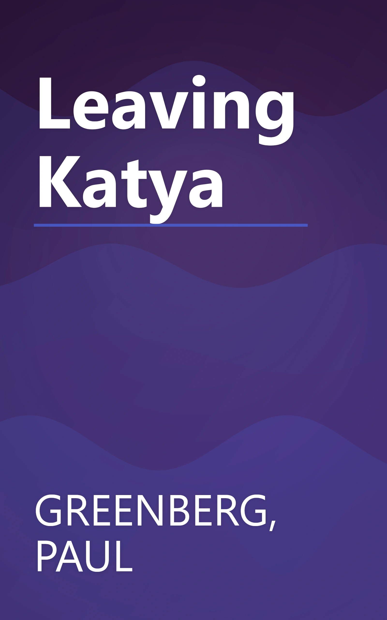 Leaving Katya book cover