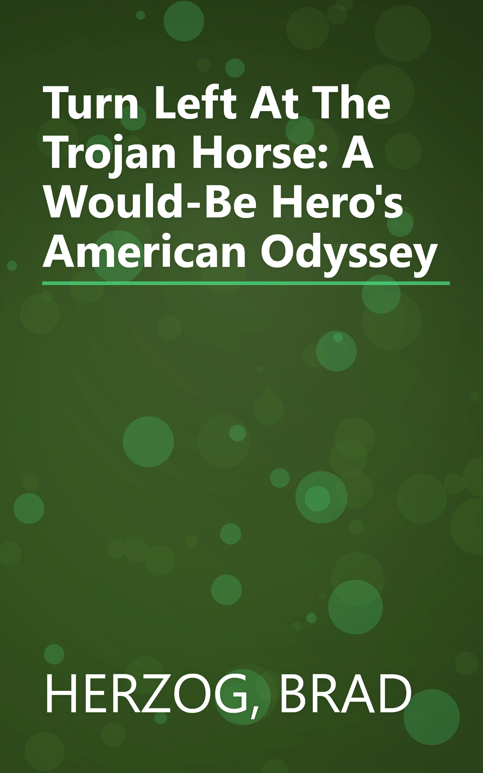 Turn Left At The Trojan Horse: A Would-Be Hero's American Odyssey book cover