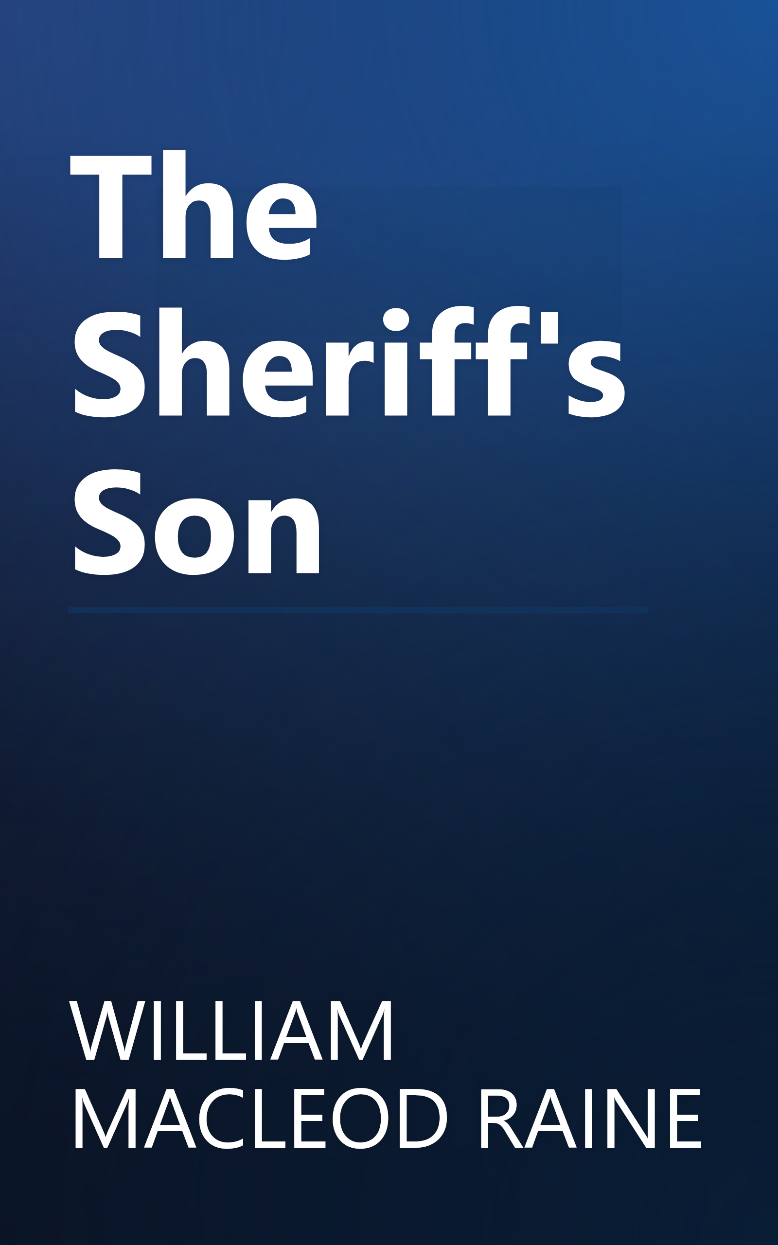 The Sheriff's Son book cover