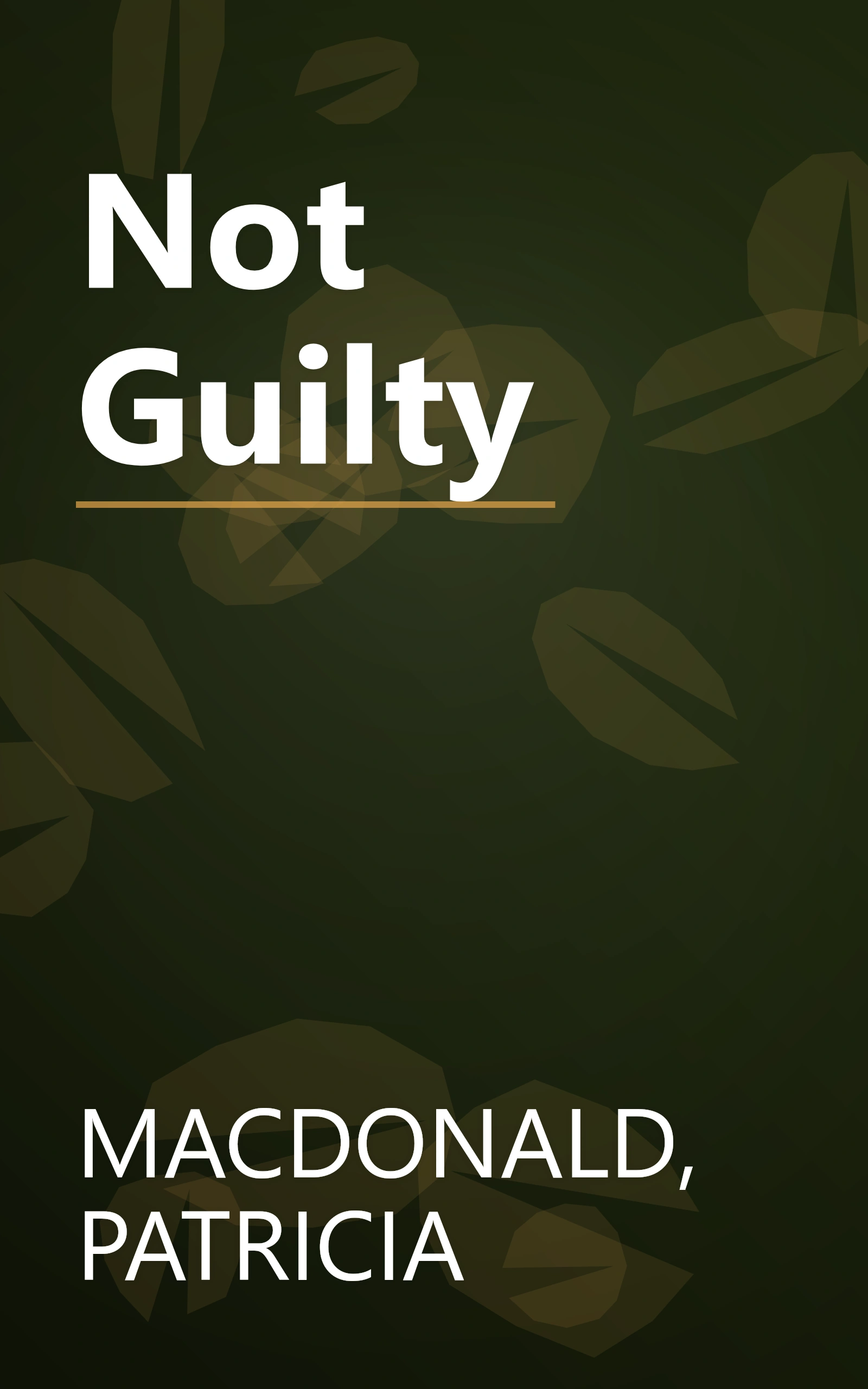 Not Guilty book cover