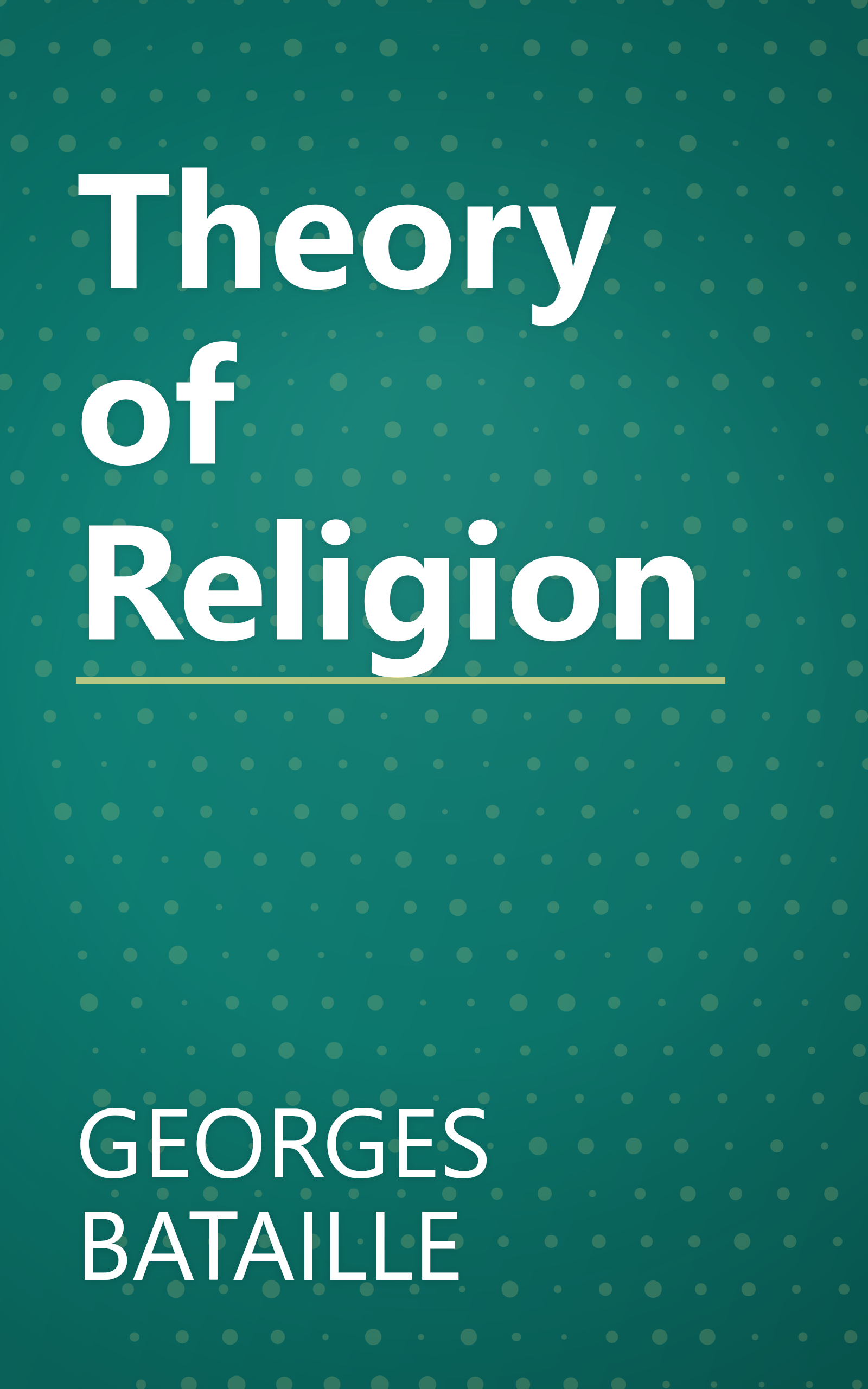 Theory of Religion book cover