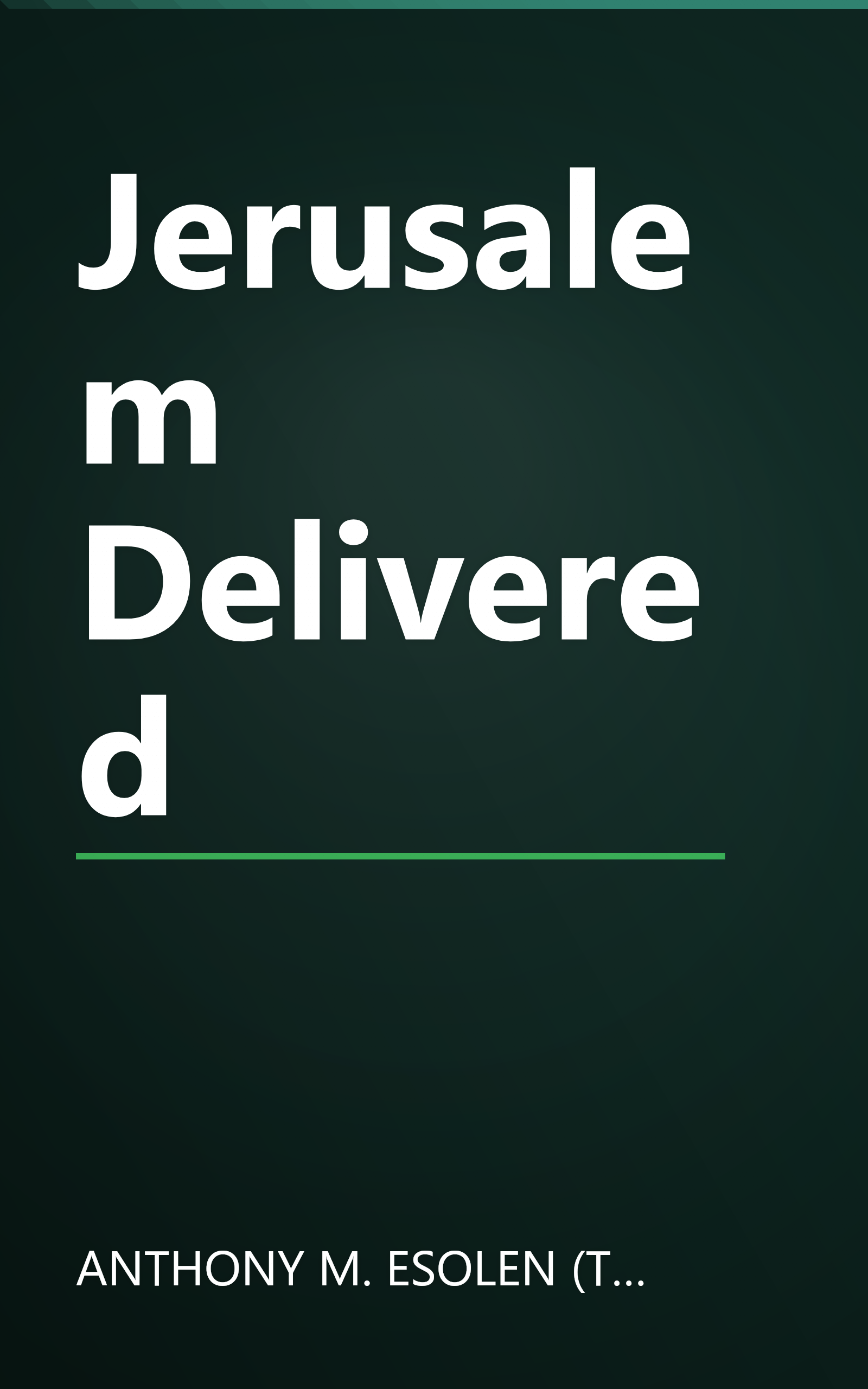 Jerusalem Delivered book cover