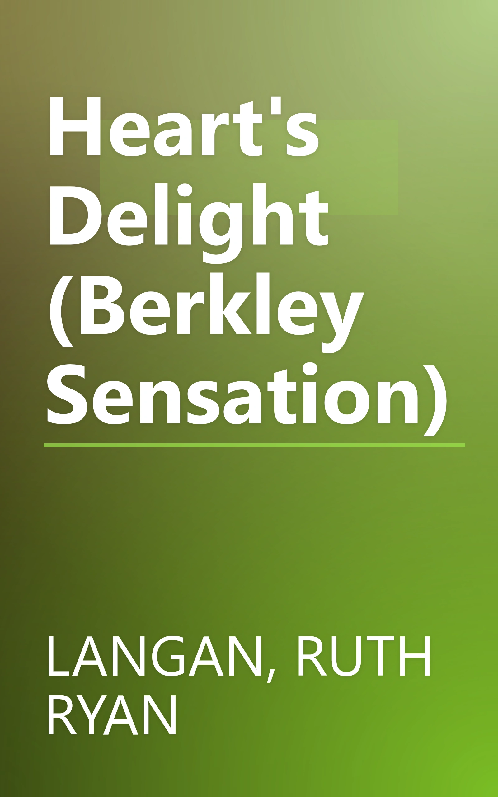 Heart's Delight (Berkley Sensation) book cover