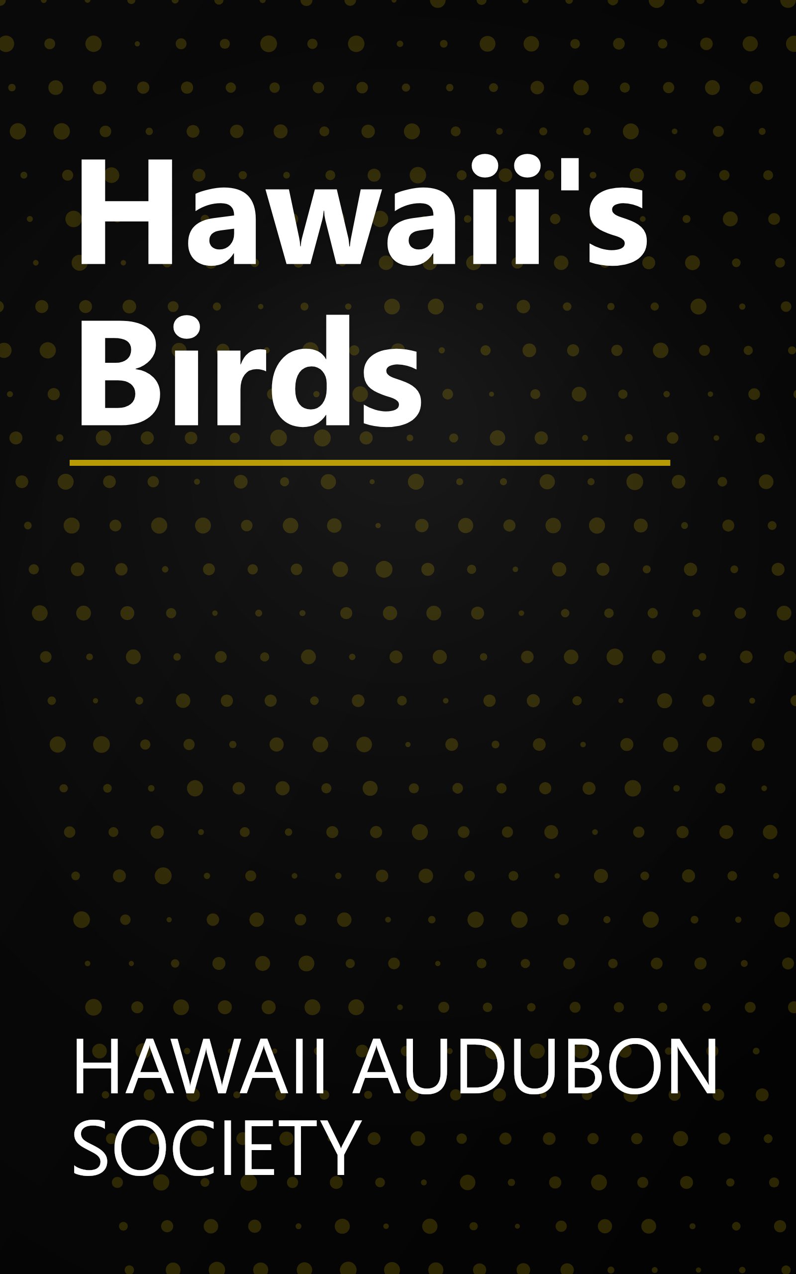 Hawaii's Birds book cover