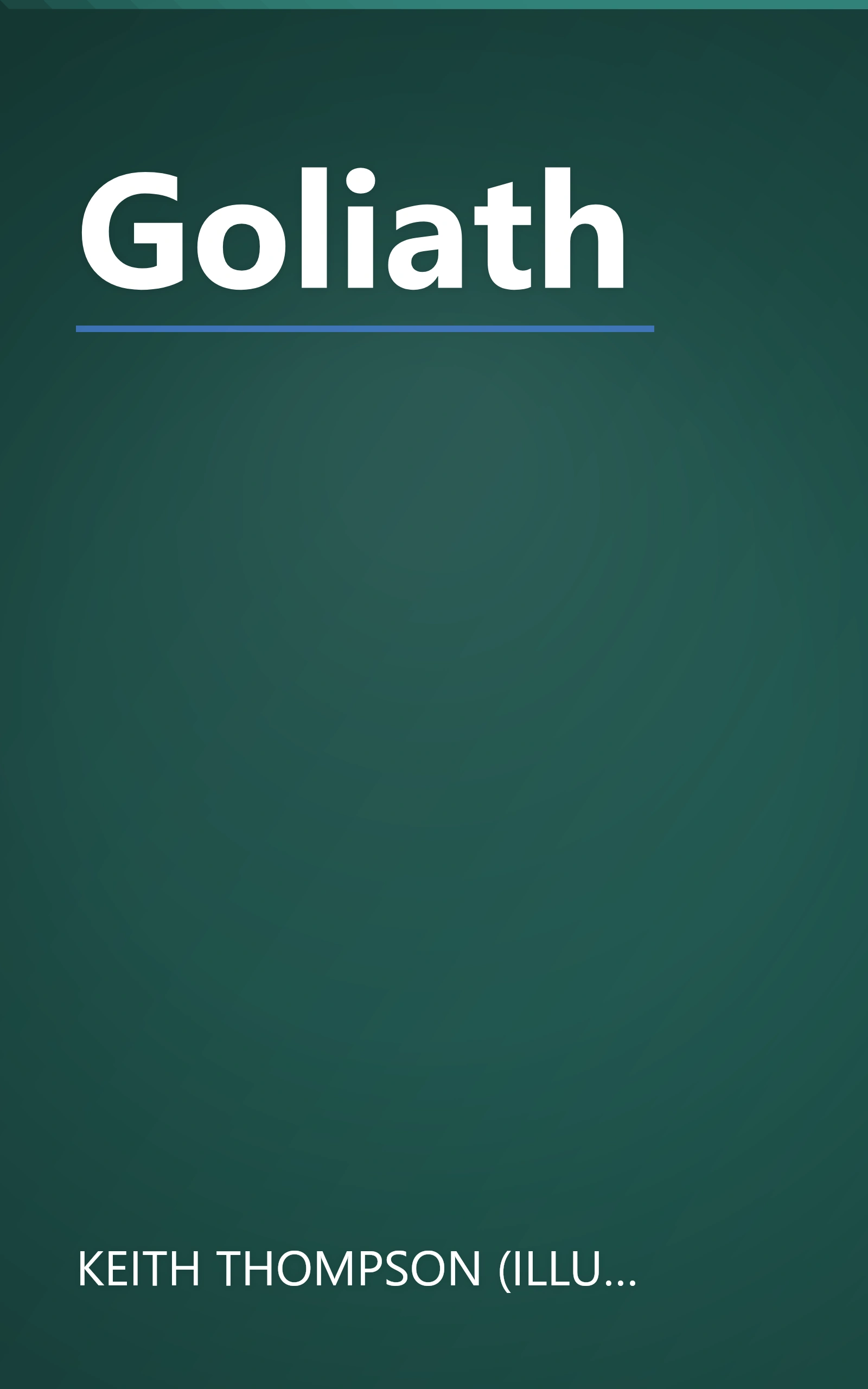 Goliath book cover