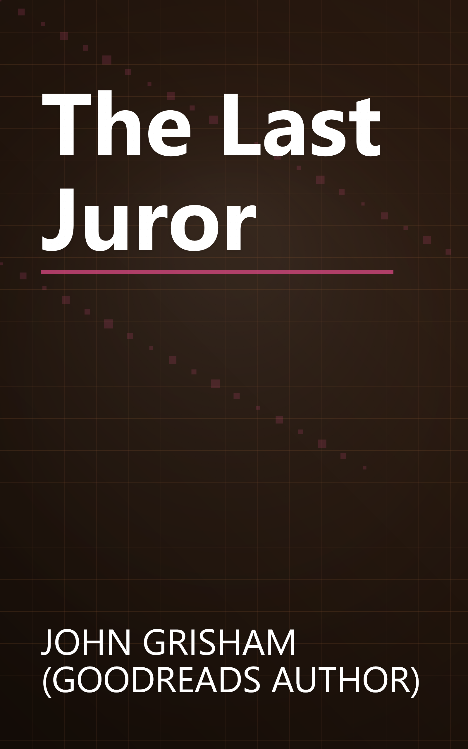 The Last Juror book cover