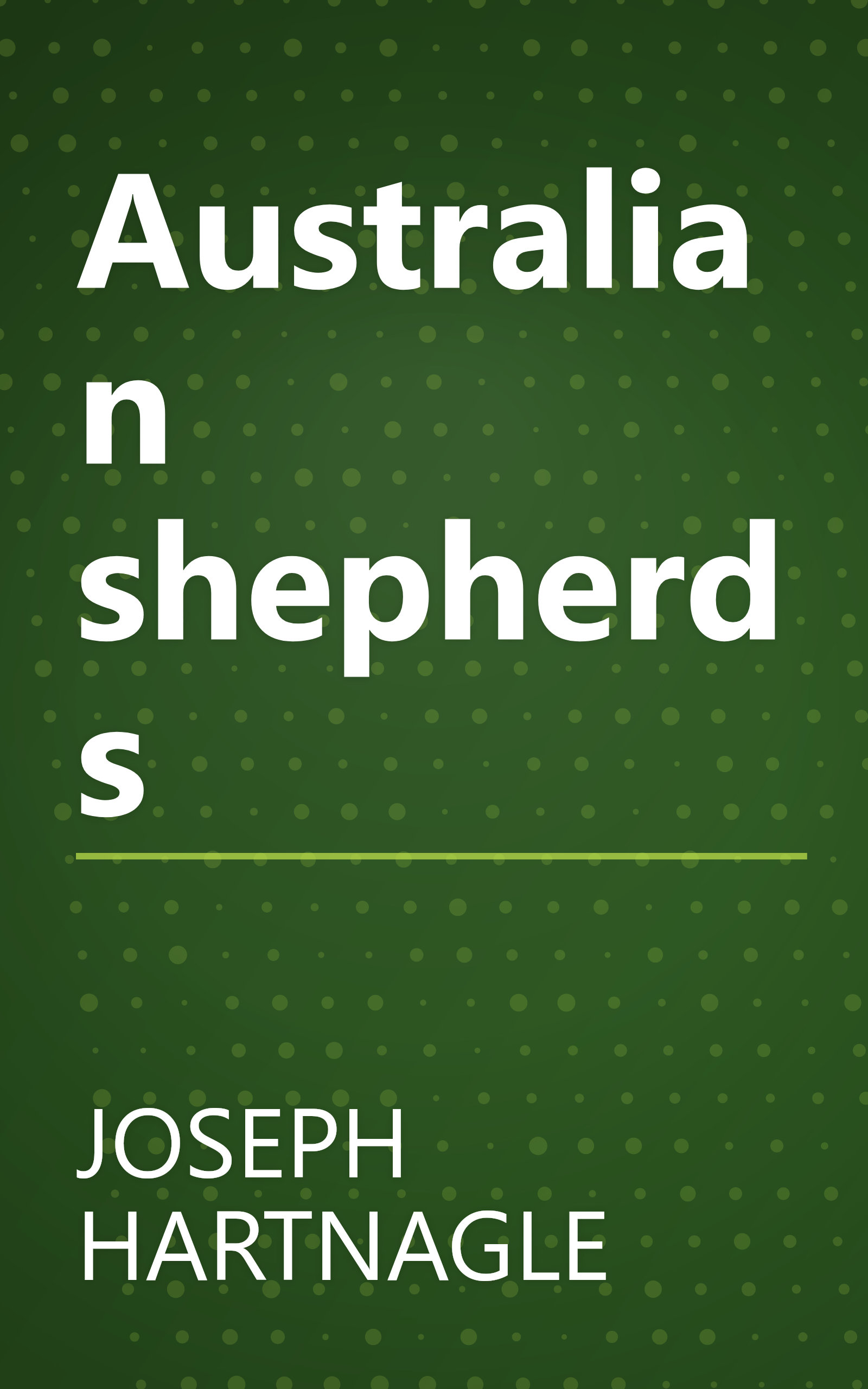 Australian shepherds book cover