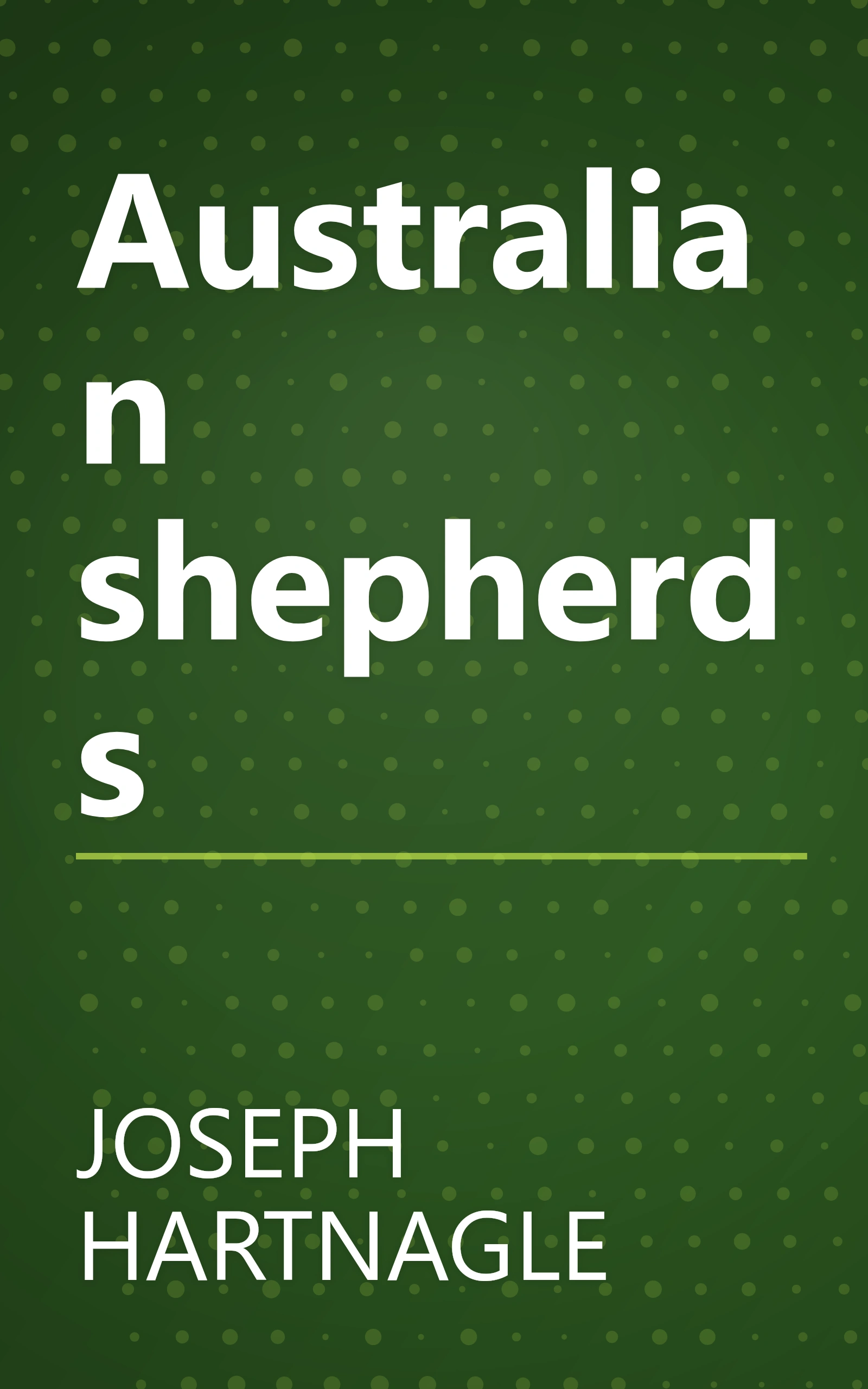 Australian shepherds book cover