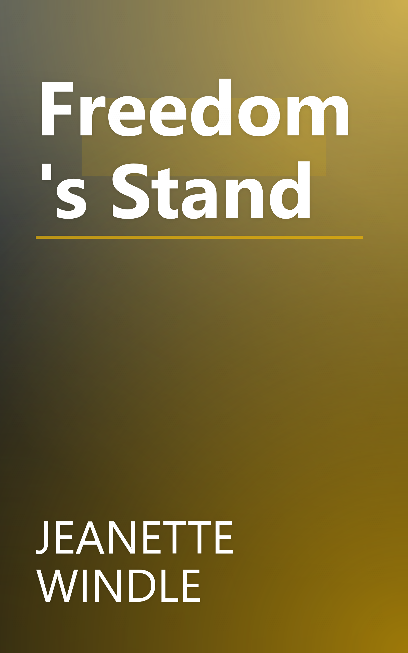 Freedom's Stand book cover