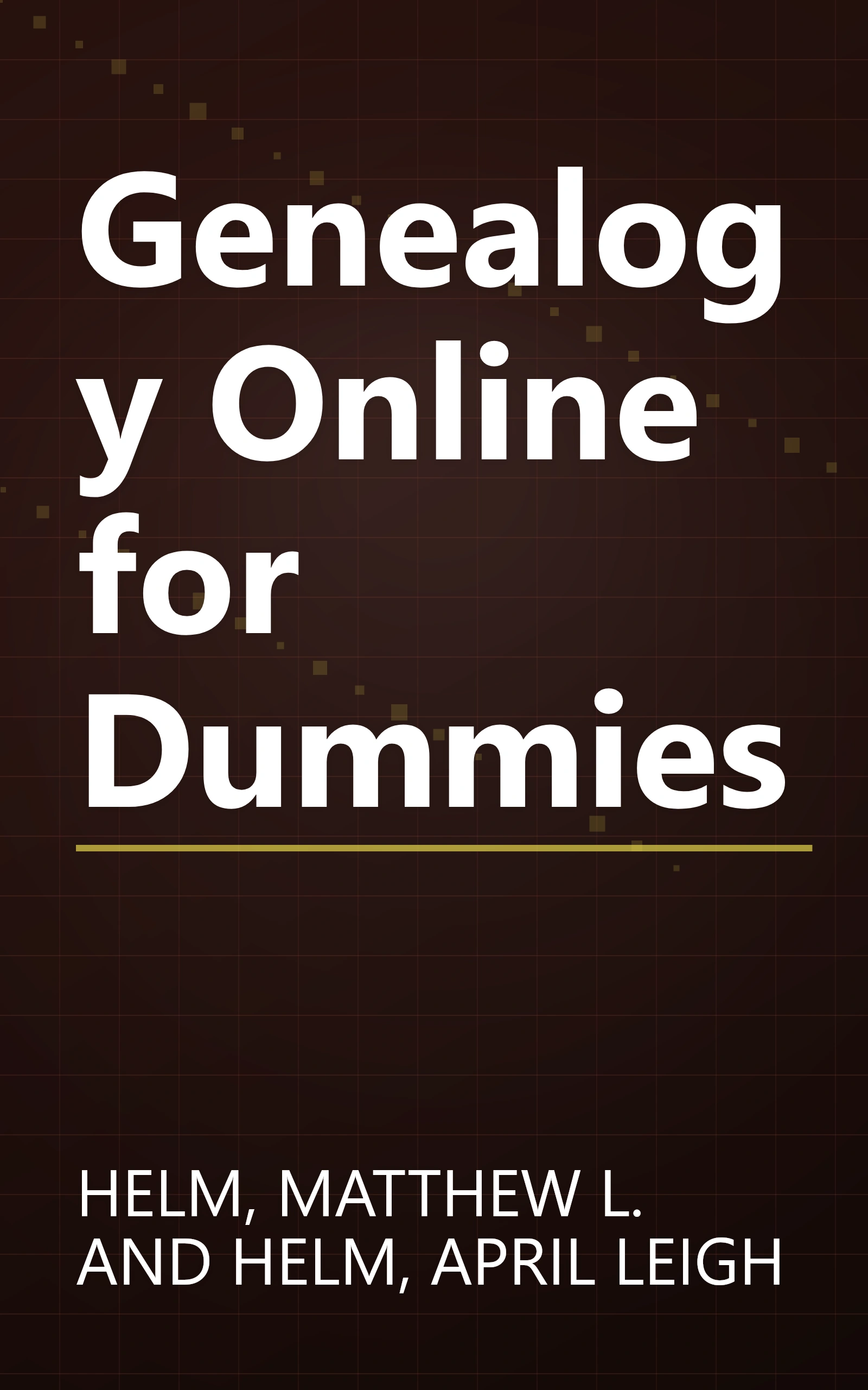 Genealogy Online for Dummies book cover