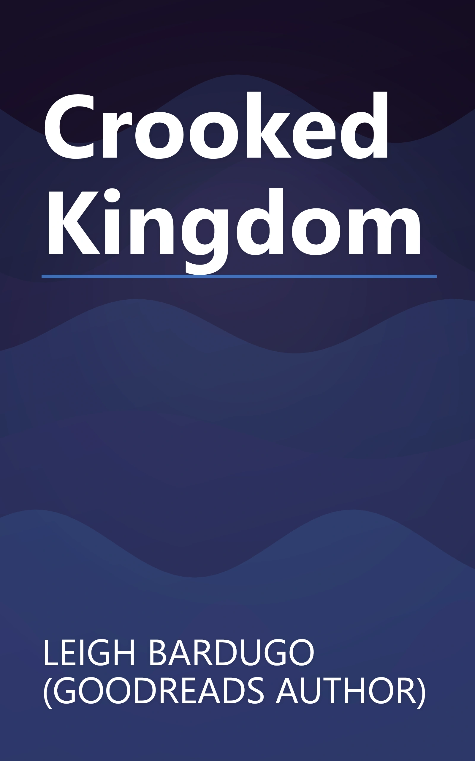 Crooked Kingdom book cover