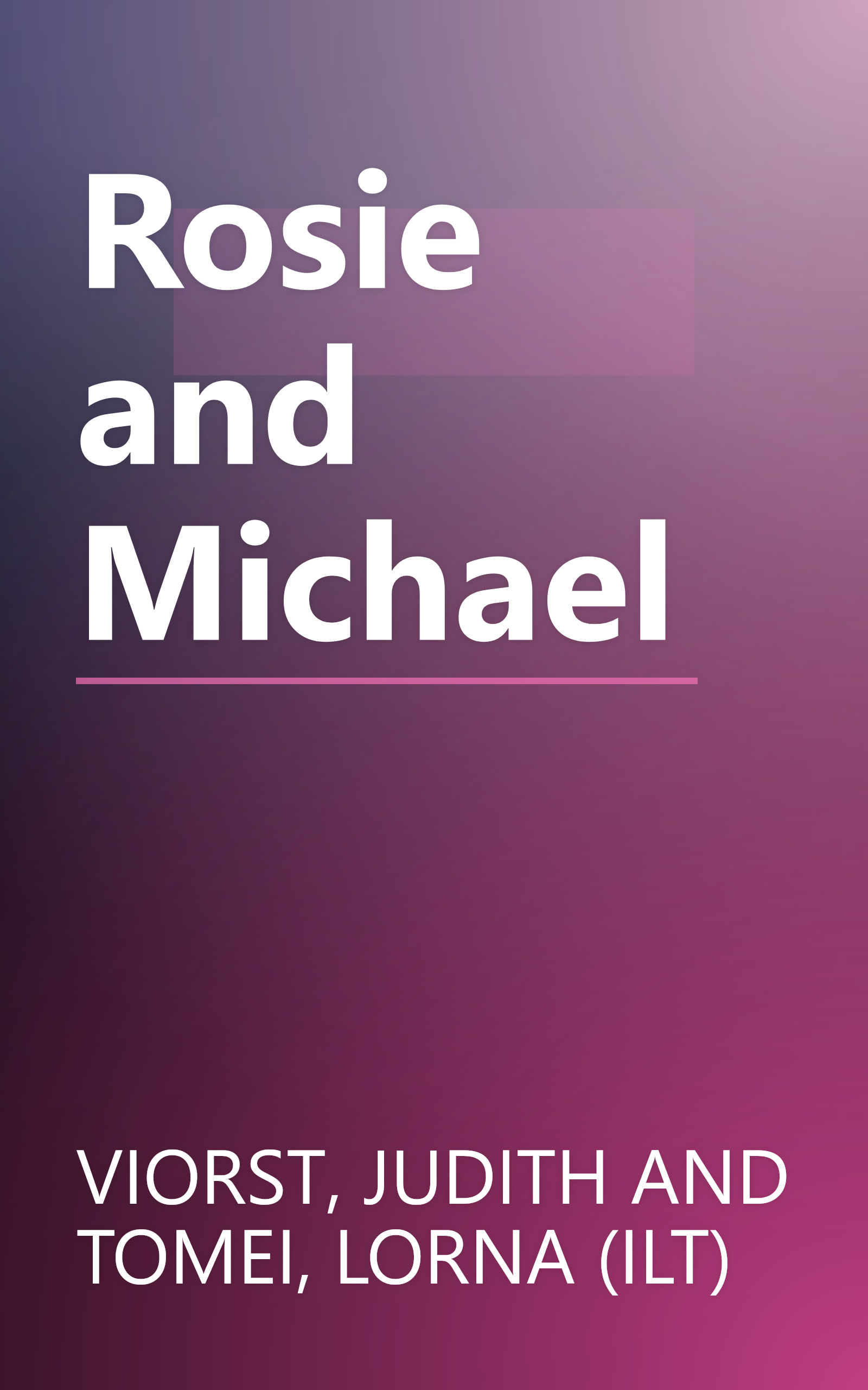 Rosie and Michael book cover