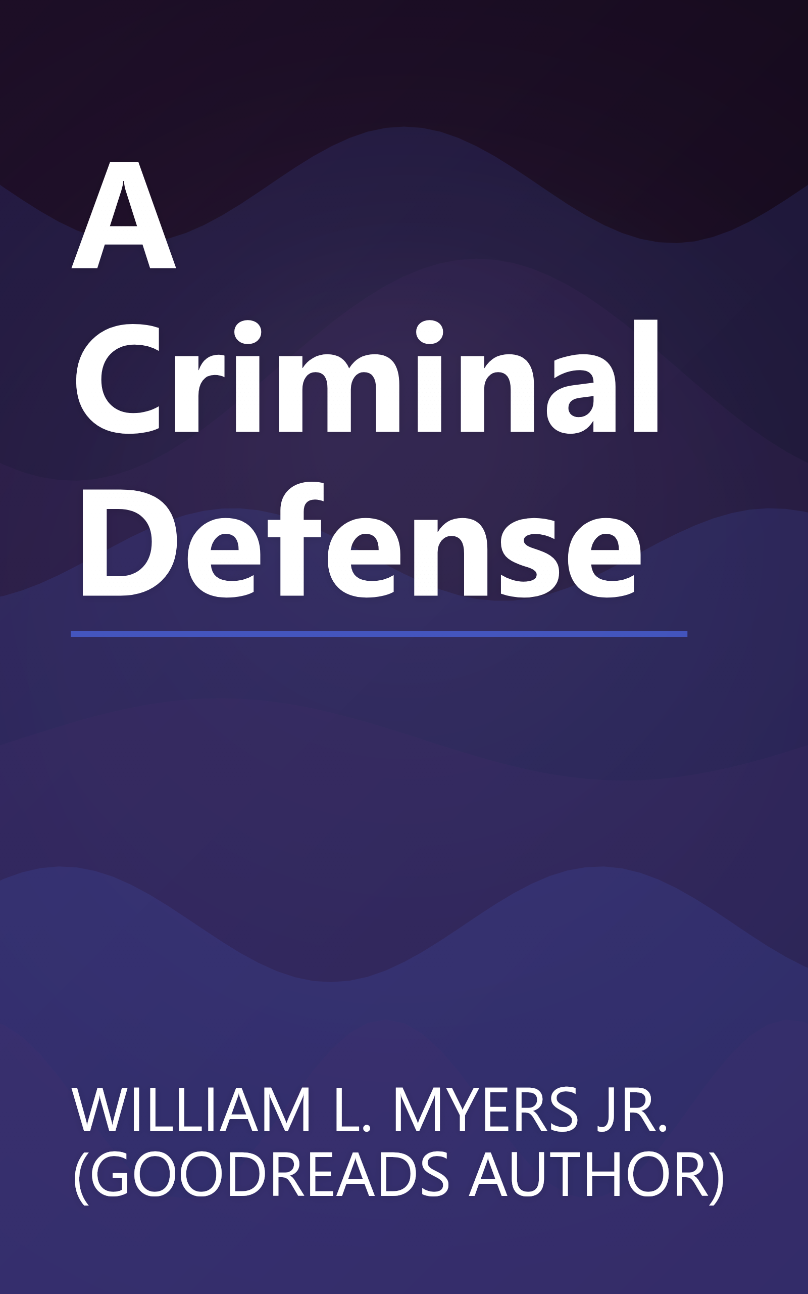 A Criminal Defense book cover