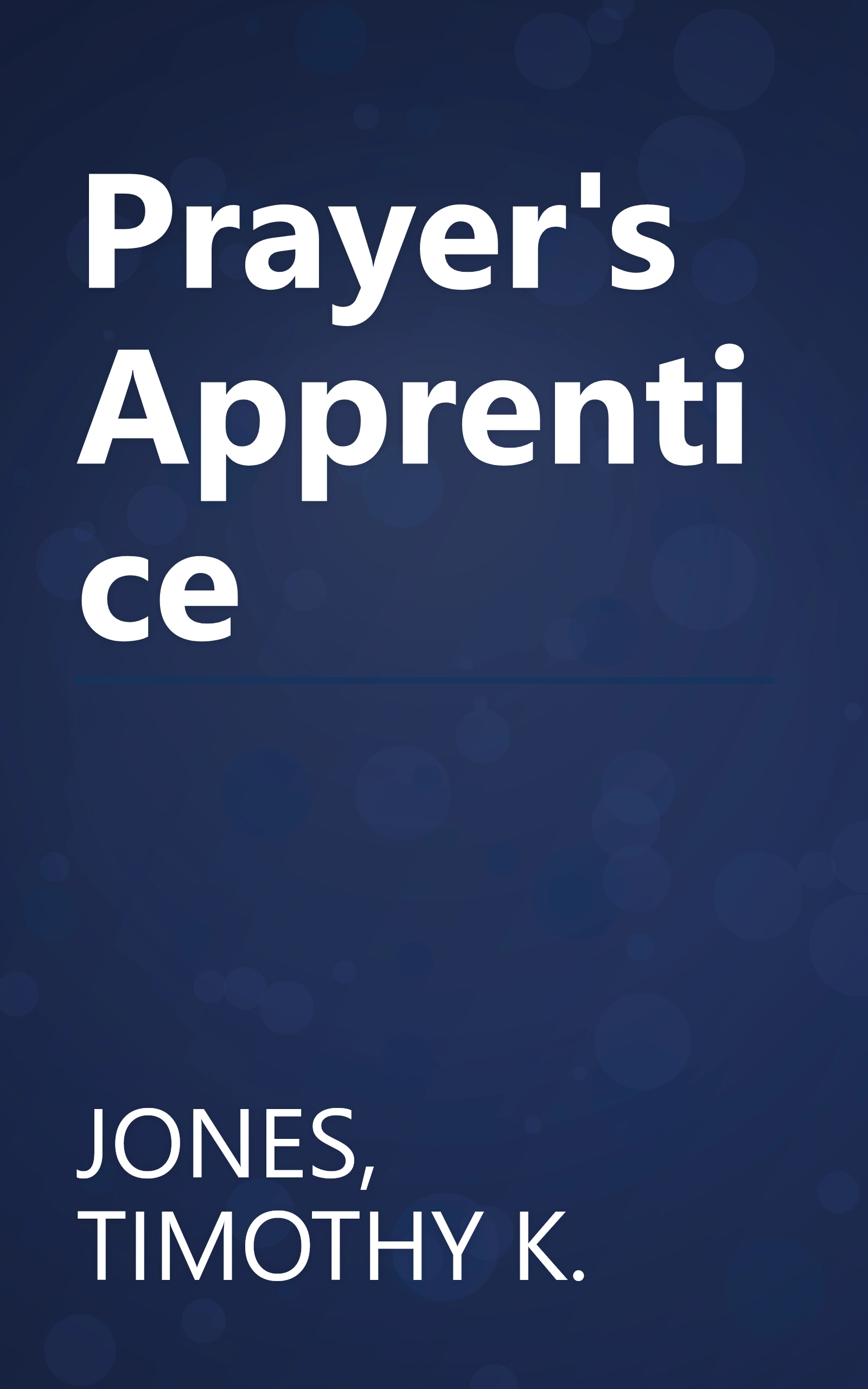 Prayer's Apprentice book cover