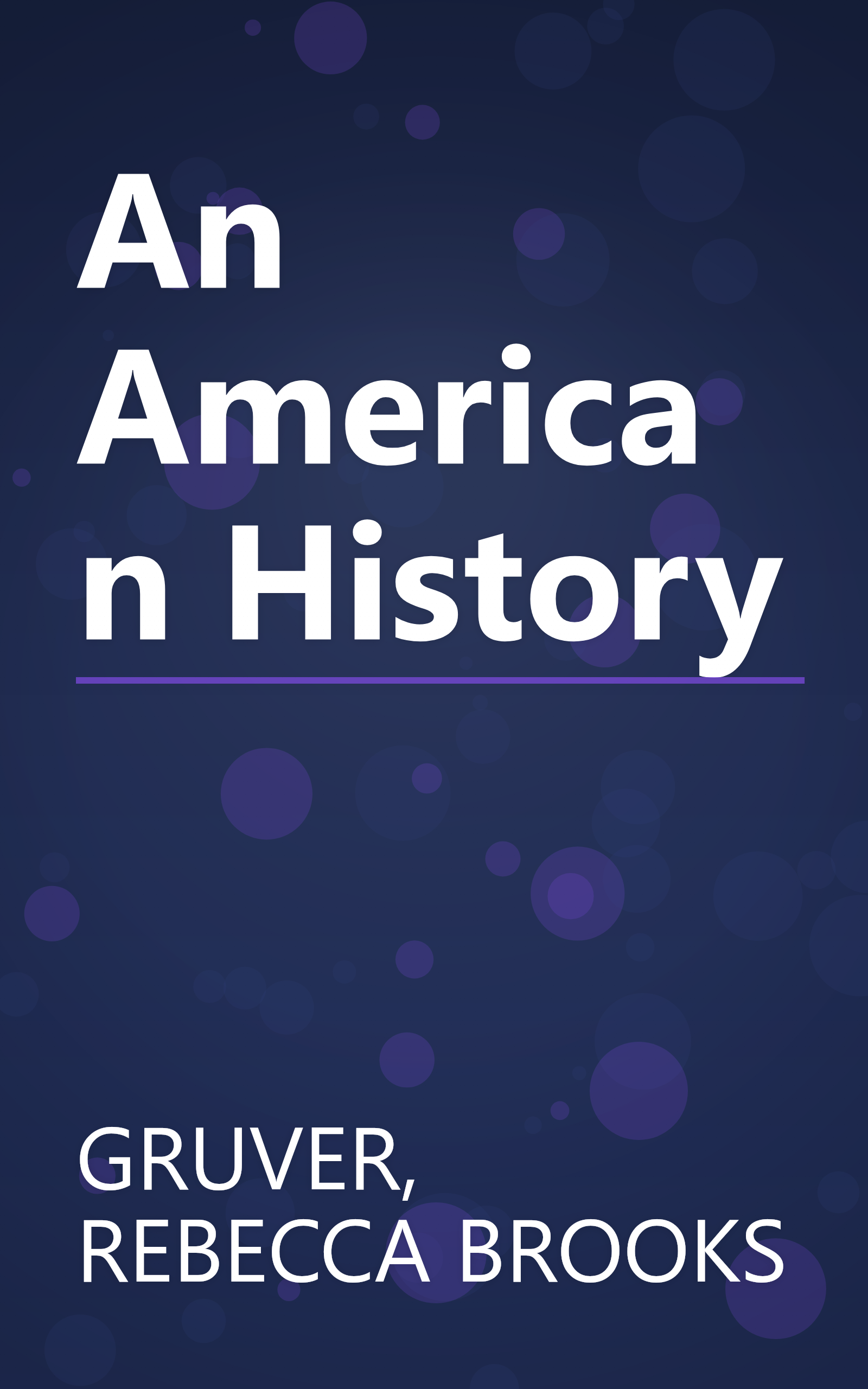 An American History book cover