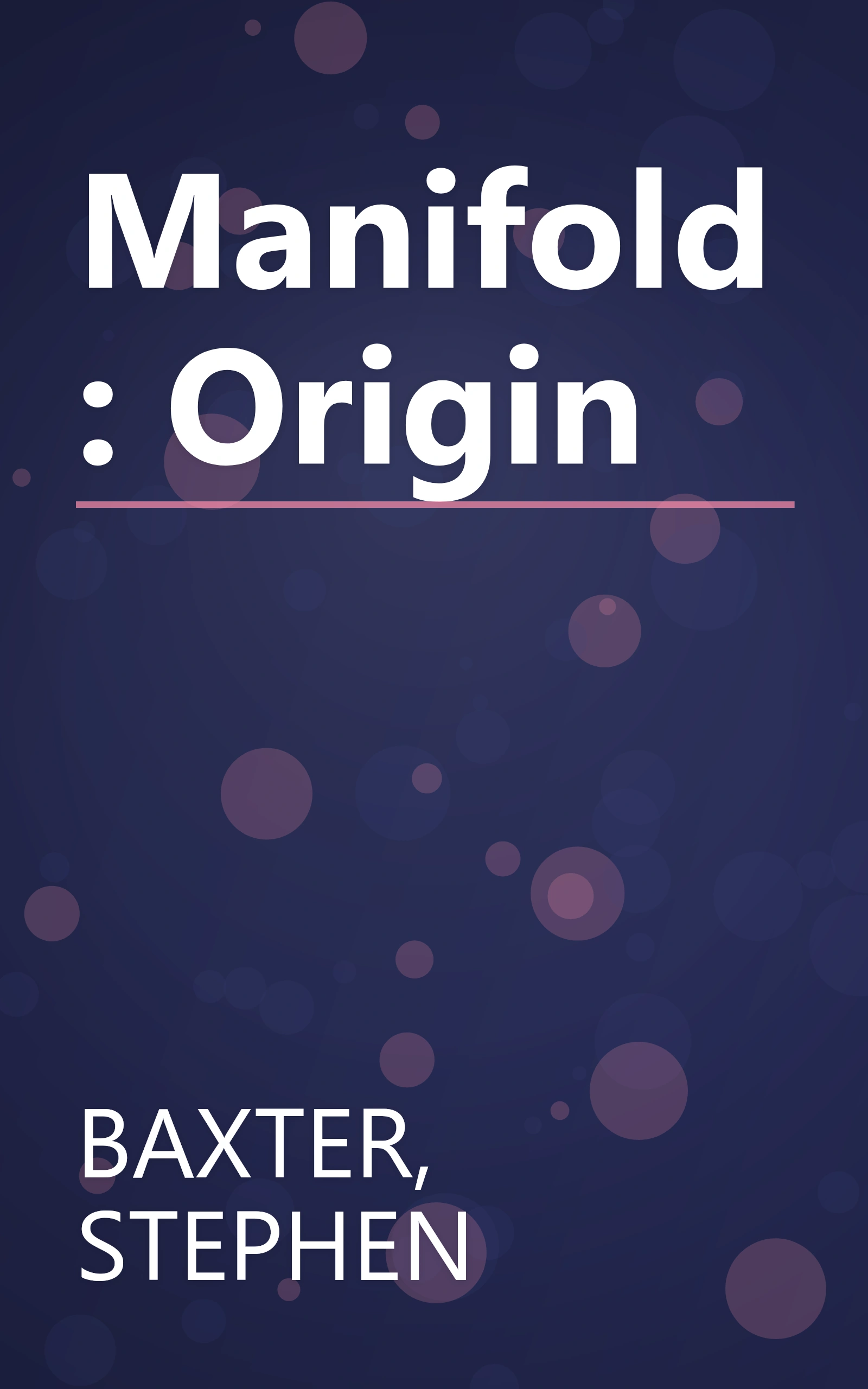 Manifold: Origin book cover