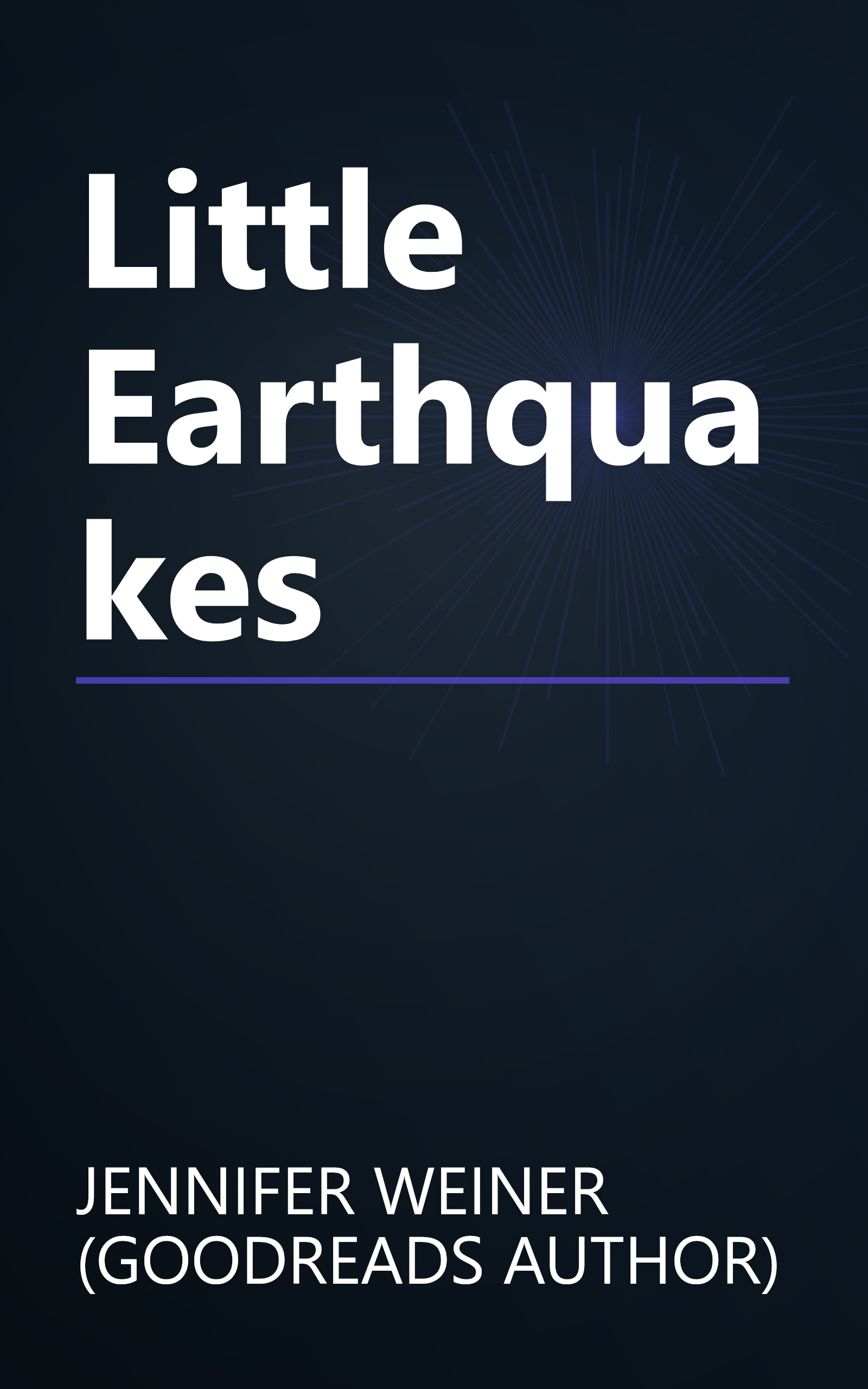 Little Earthquakes book cover